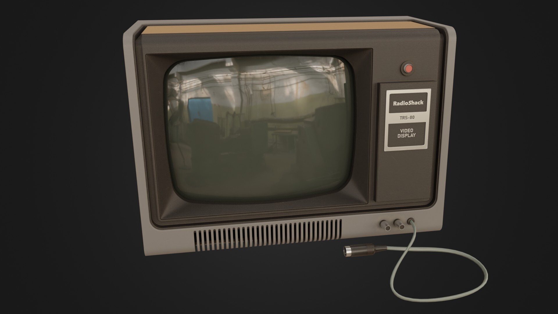 ArtStation - RadioShack TRS-80 Video Display Monitor