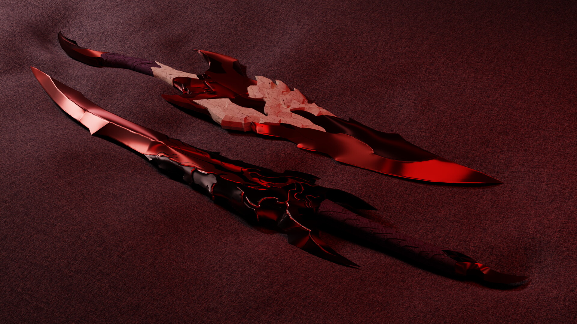 ArtStation - The Kamish's Bone Daggers