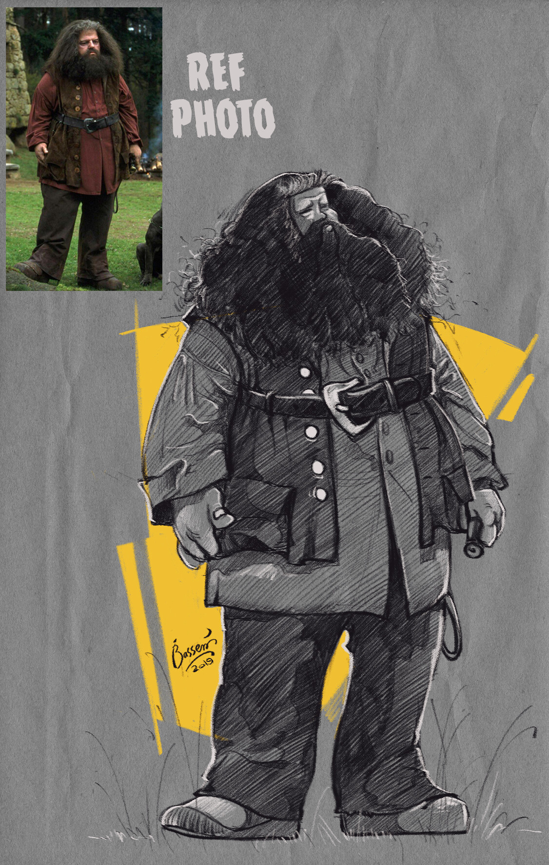 ArtStation - Hagrid character Design