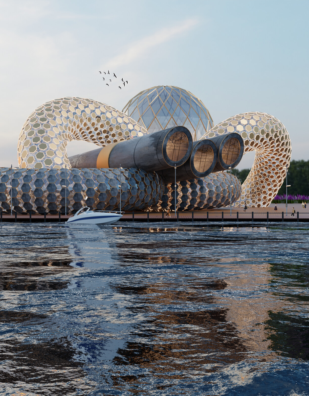 ArtStation - Octopus and Star Observatory Museum