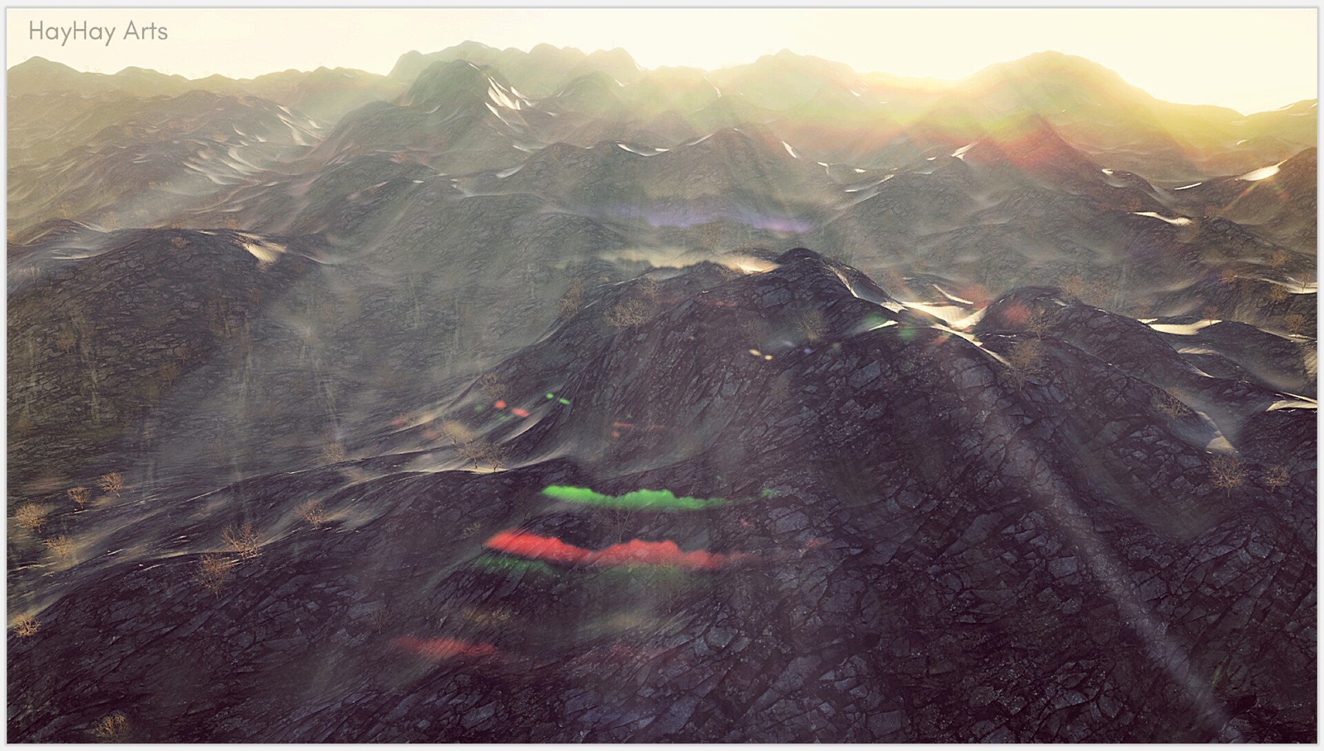 ArtStation - [3D] | Blender: Rocky Landscape