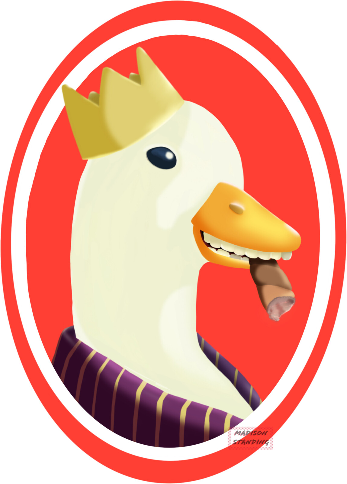 Madison Standing - Chuckle Ducks Logo