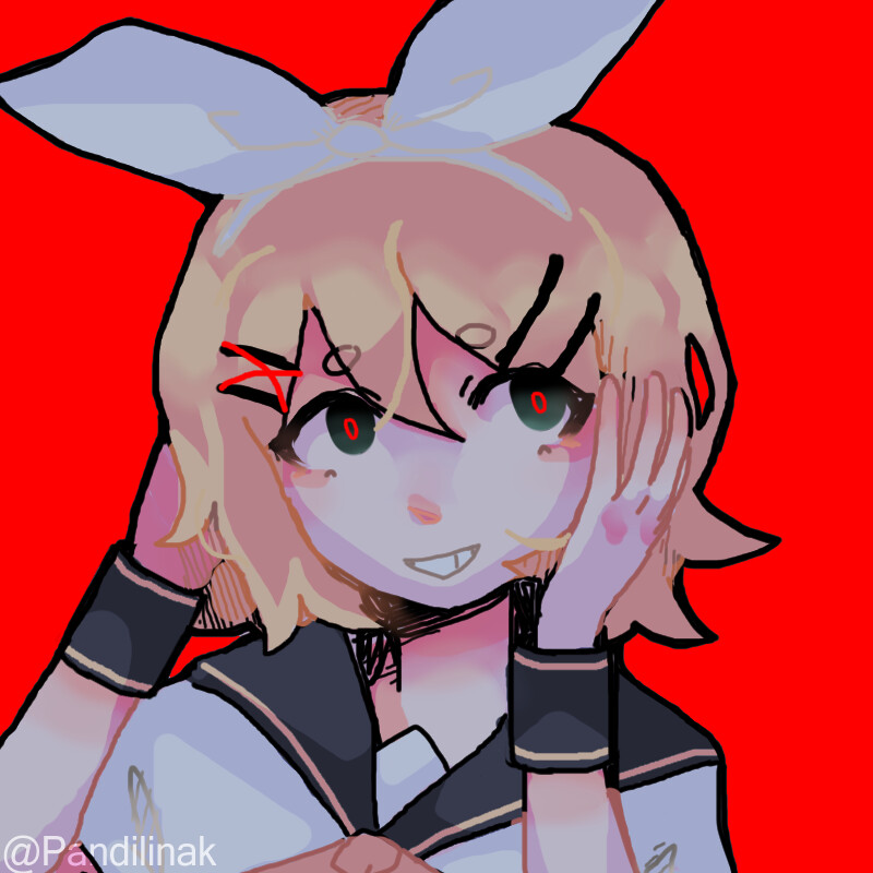 ArtStation - Kagamine rin - fanart