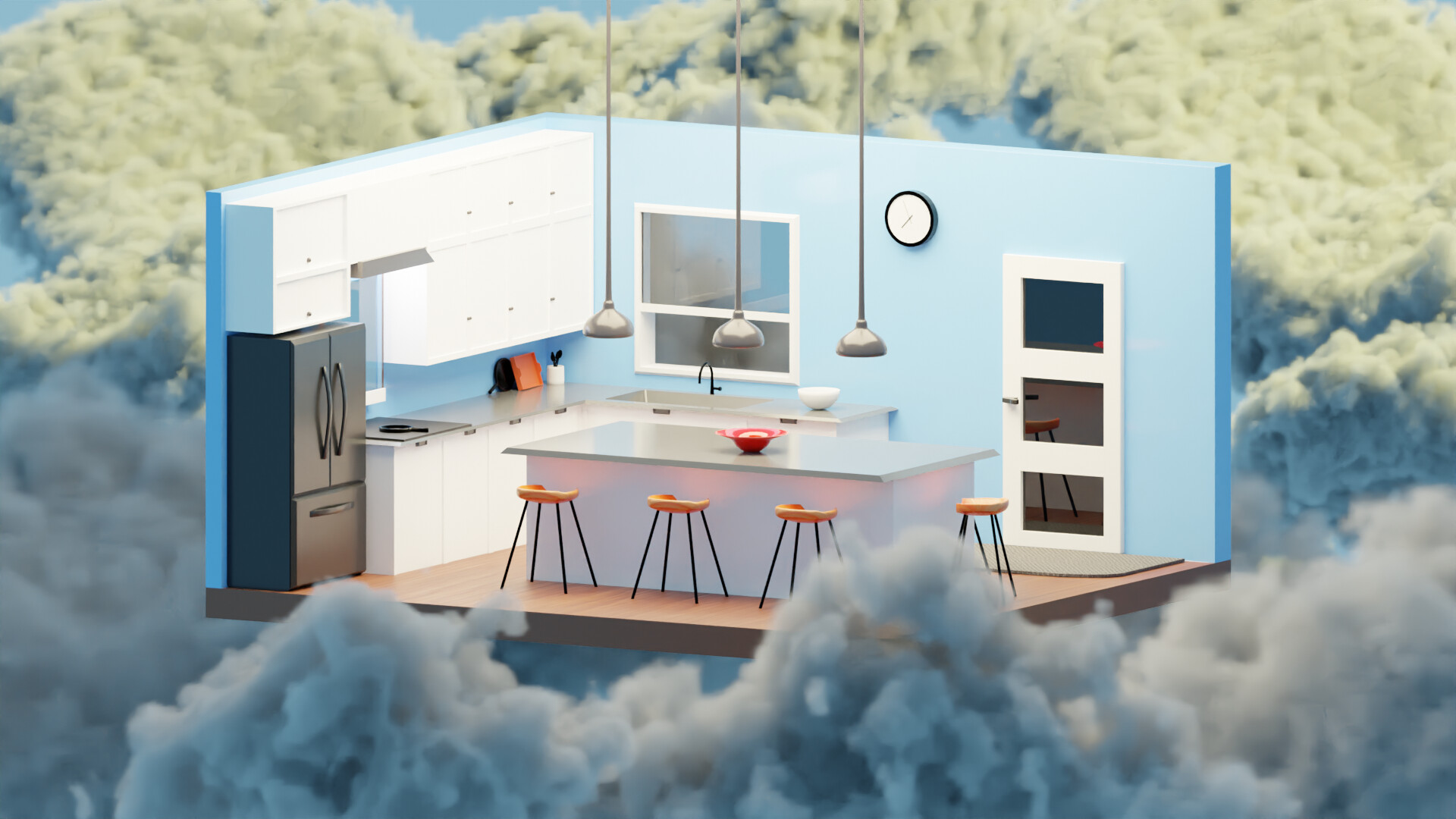 ArtStation - Kitchen in the Sky
