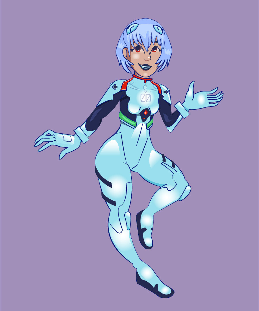 ArtStation - Rei Redraw in Illustrator