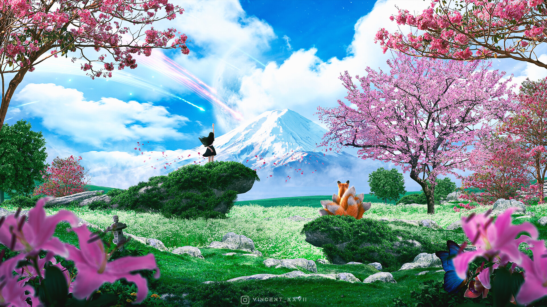 ArtStation - Anime Styled Landscape