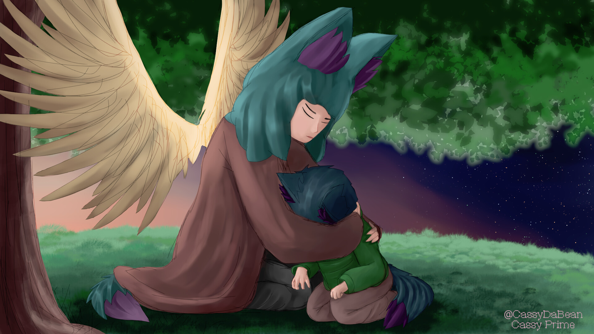 ArtStation - Mother and Son [Ctrl_Host art snippit]