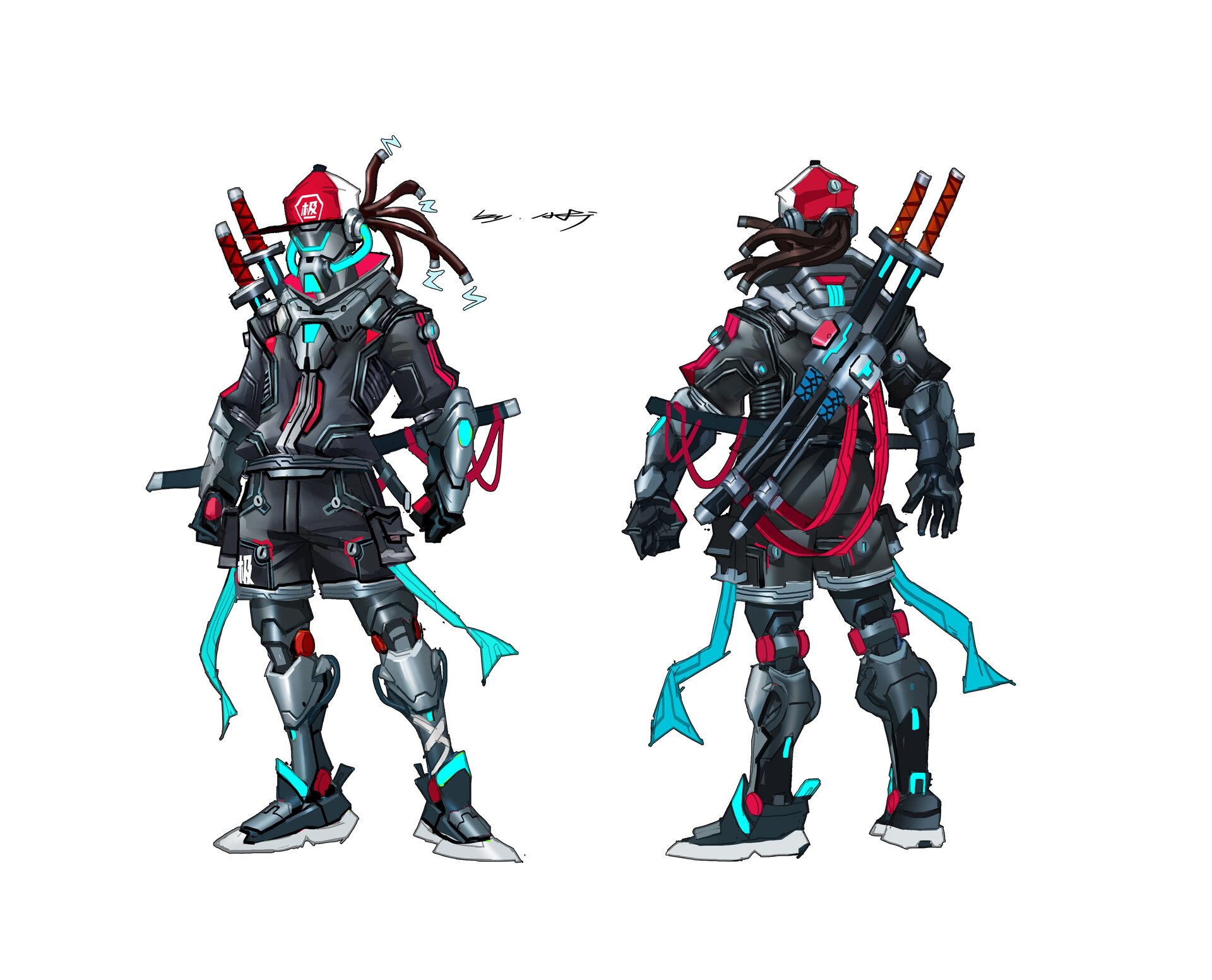 ArtStation - sketch for assassin