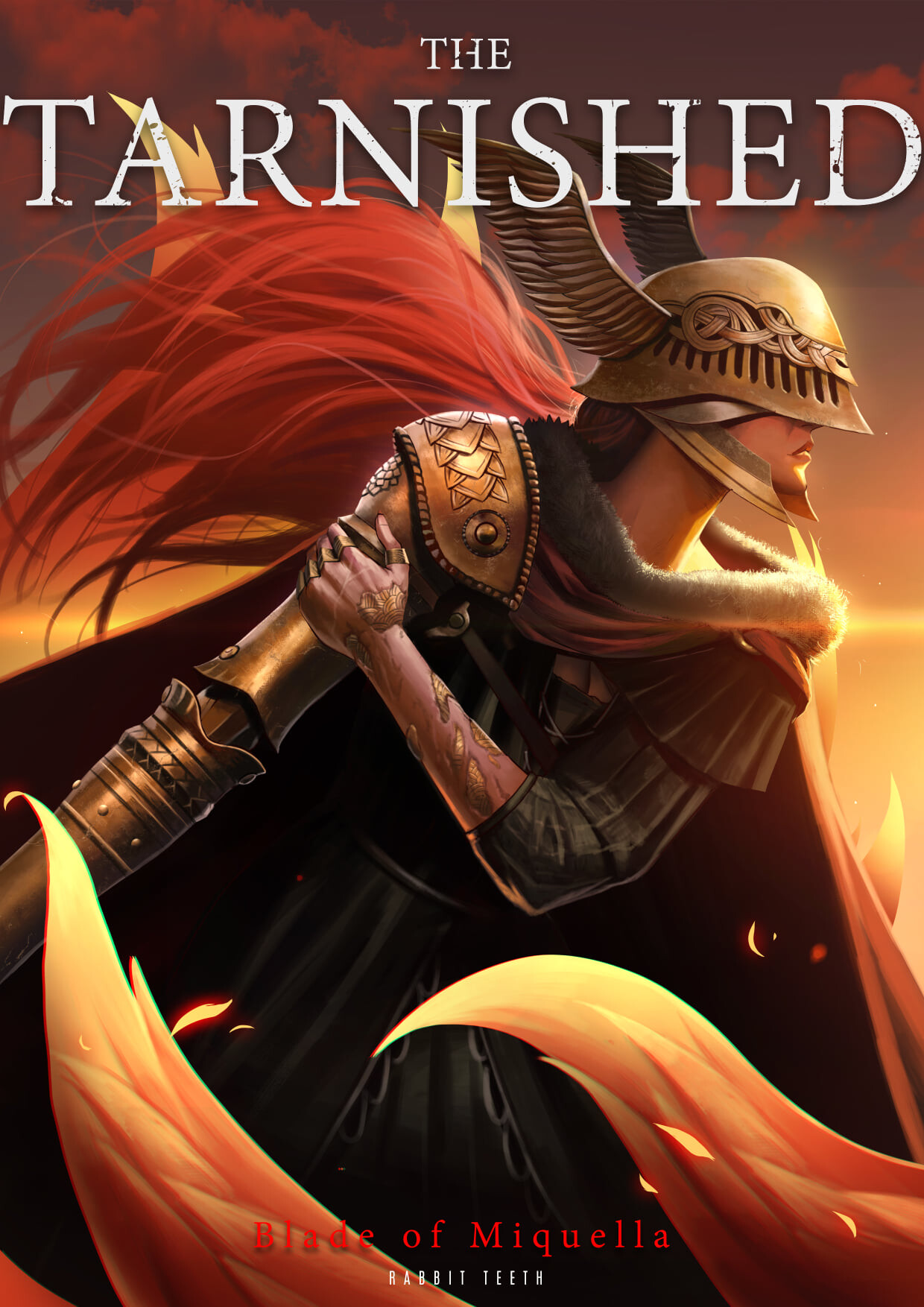 ArtStation - THE TARNISHED 03 : FAN ART COVER ELDEN RING