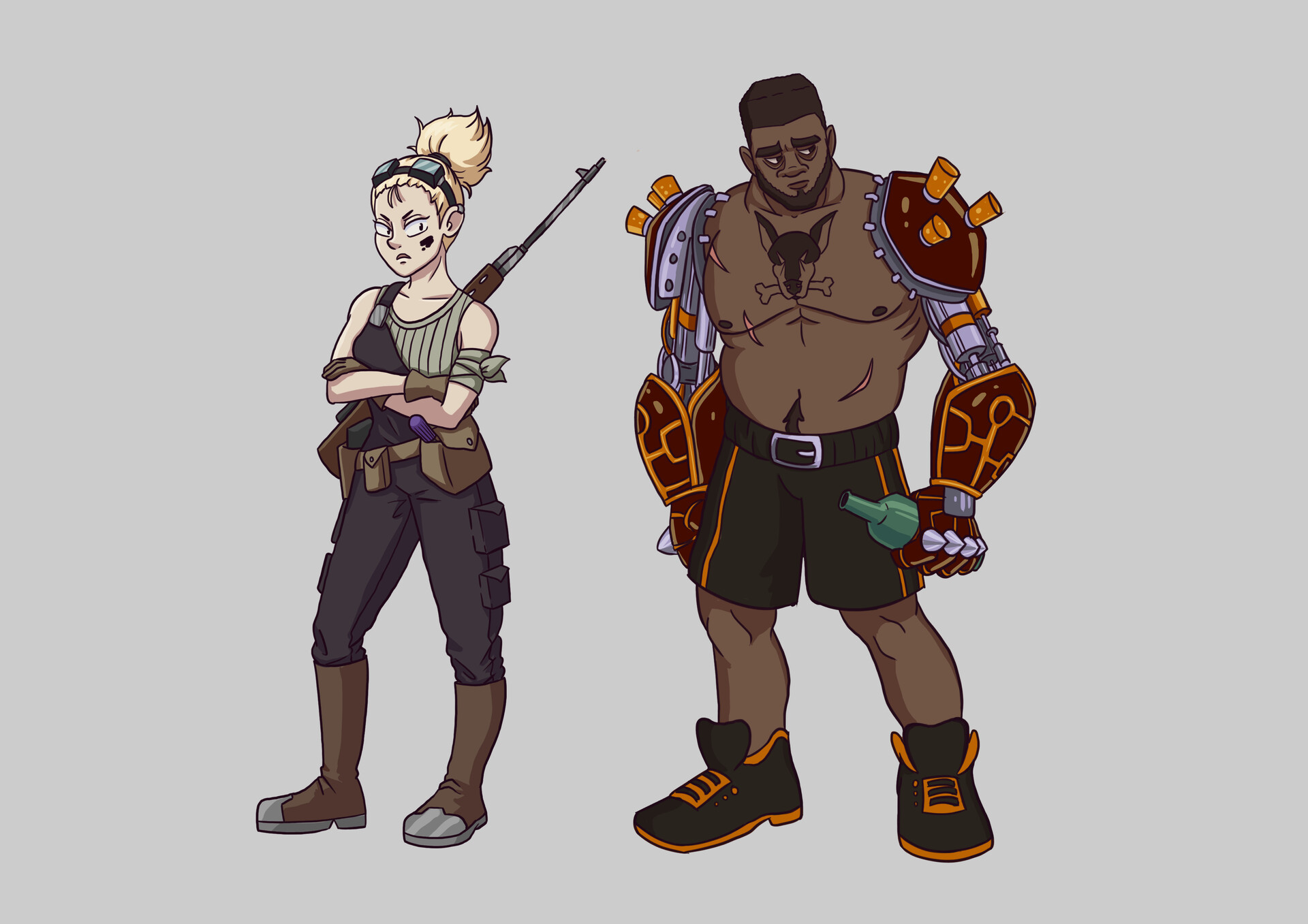 ArtStation - Neon Blood Character Design #2
