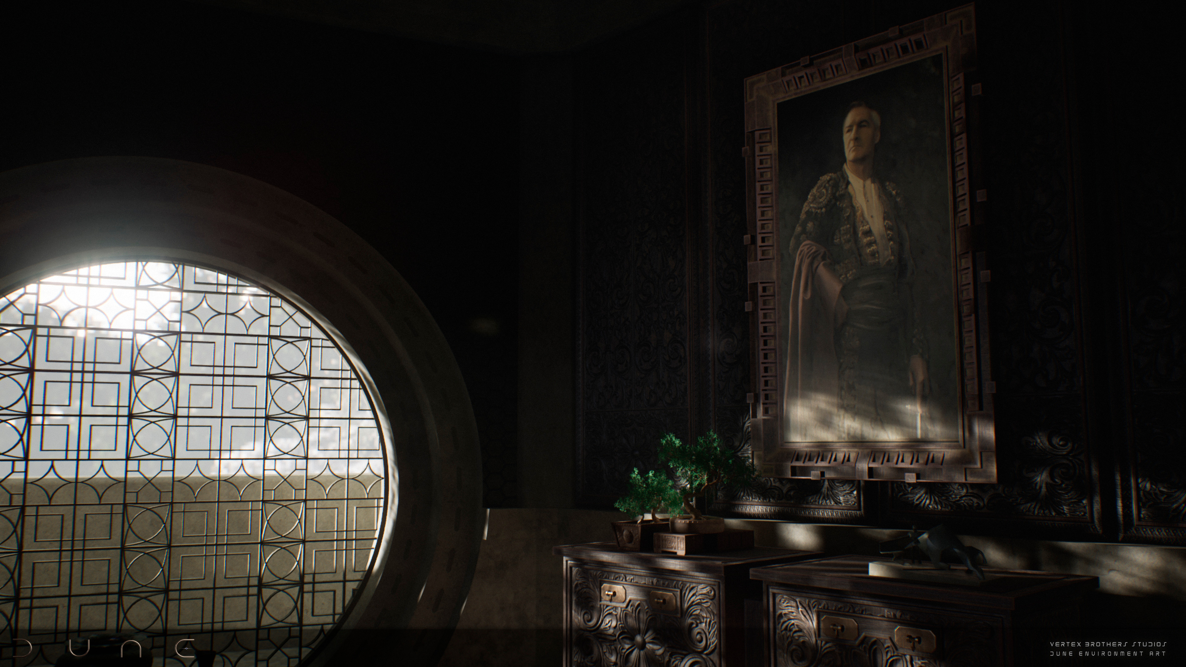 Javier C.M. - DUNE Environment Fan Art. CALADAN CASTLE. Unreal Engine 5