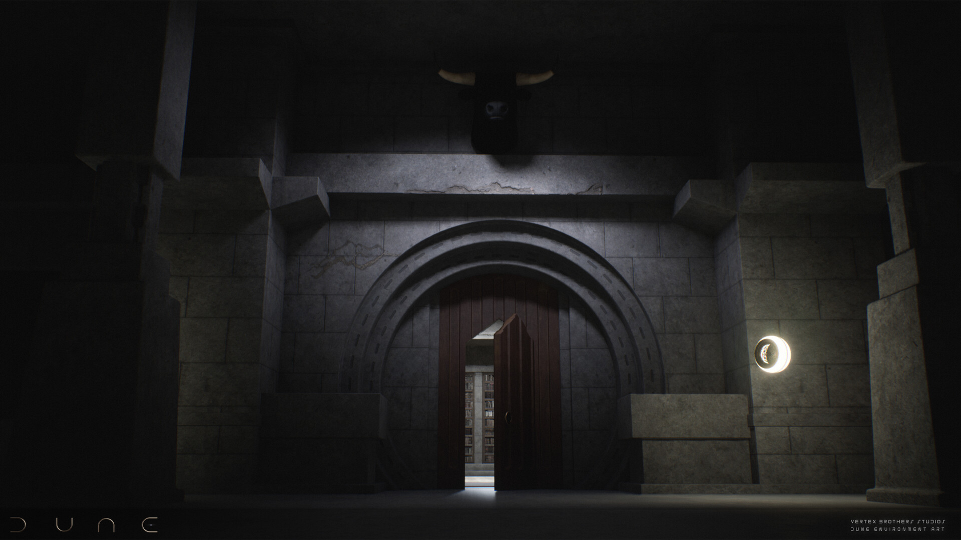 Javier C.M. - DUNE Environment Fan Art. CALADAN CASTLE. Unreal Engine 5