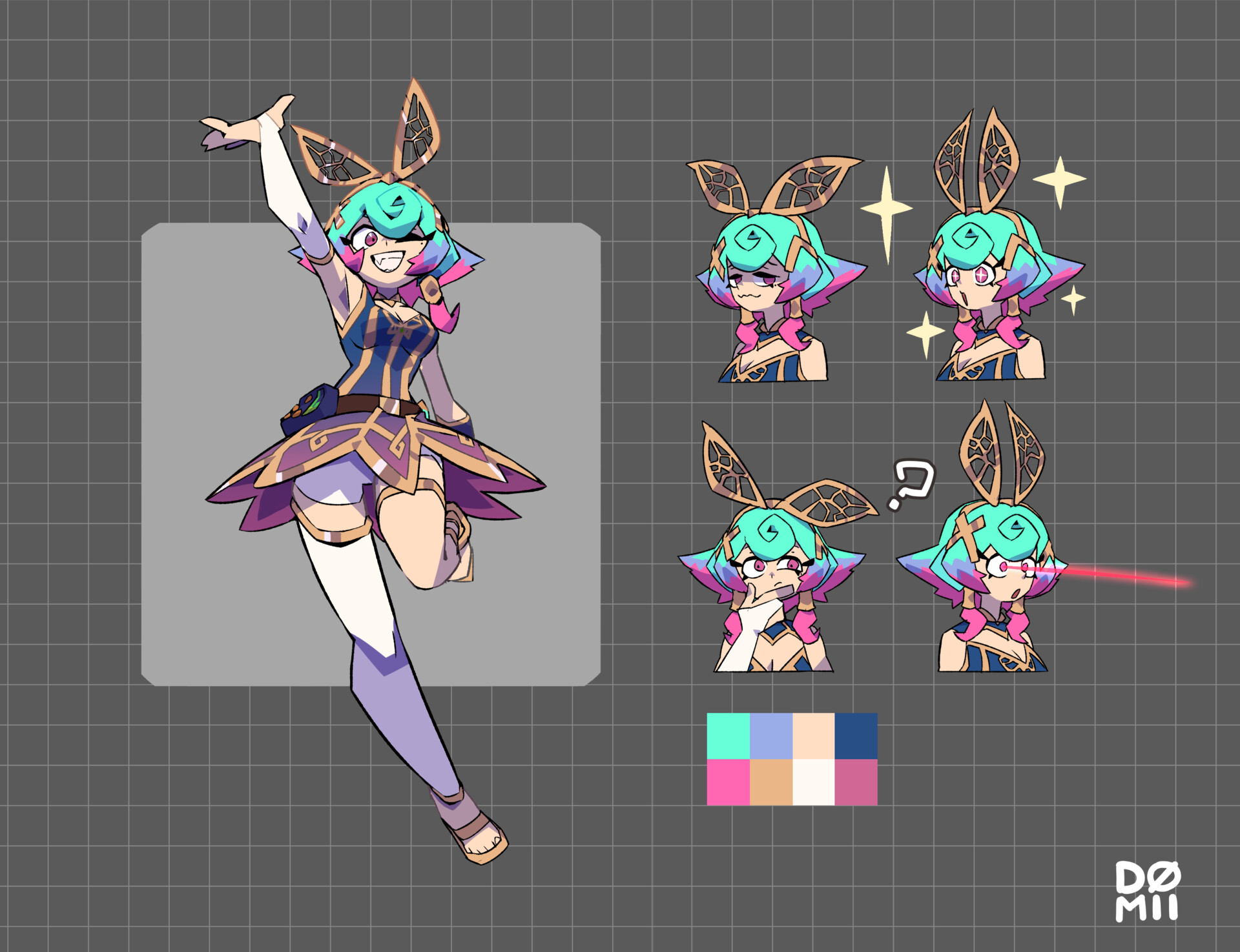 ArtStation - Xela, Moth VTuber