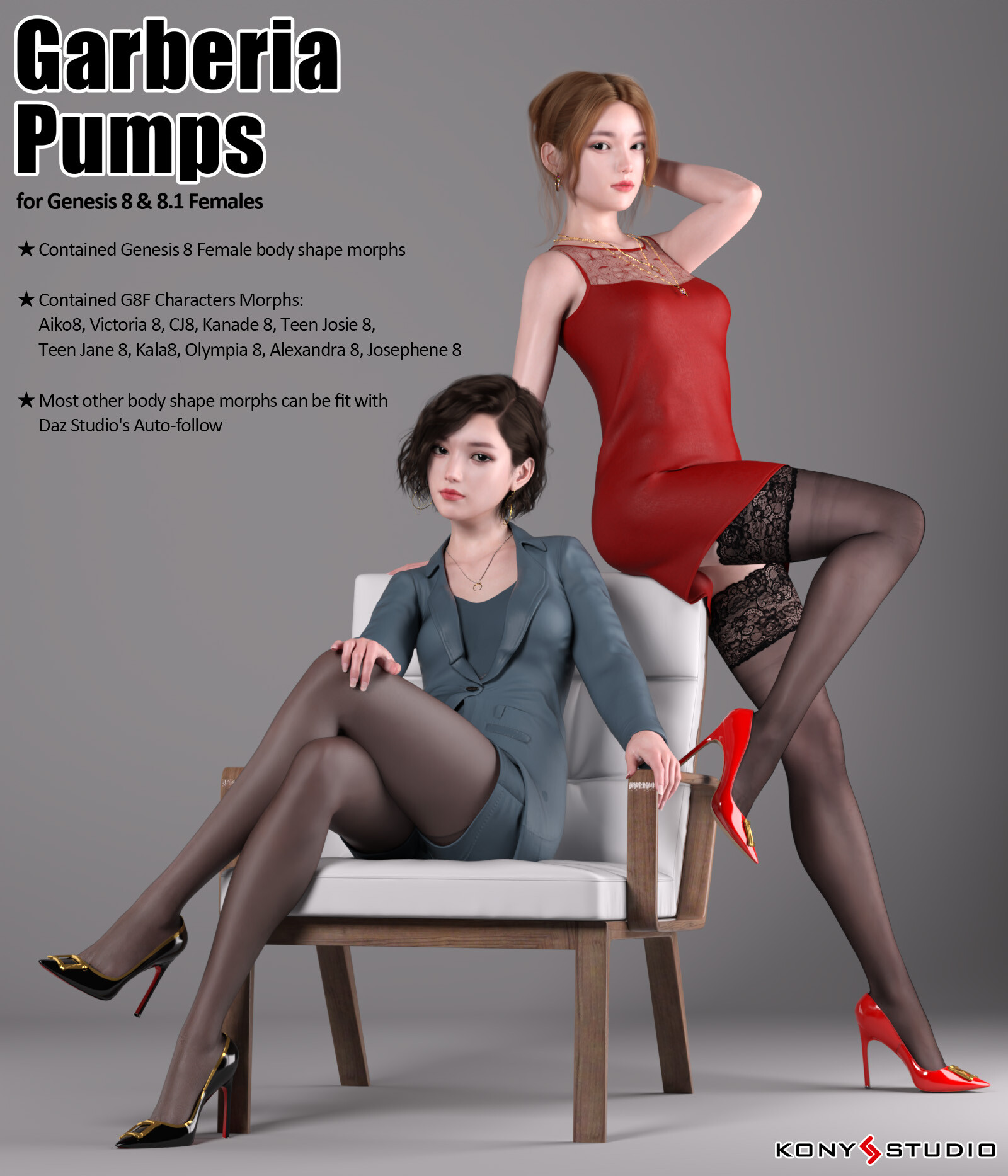 Kony Qiu - Pumps Garberia For G8&8.1F