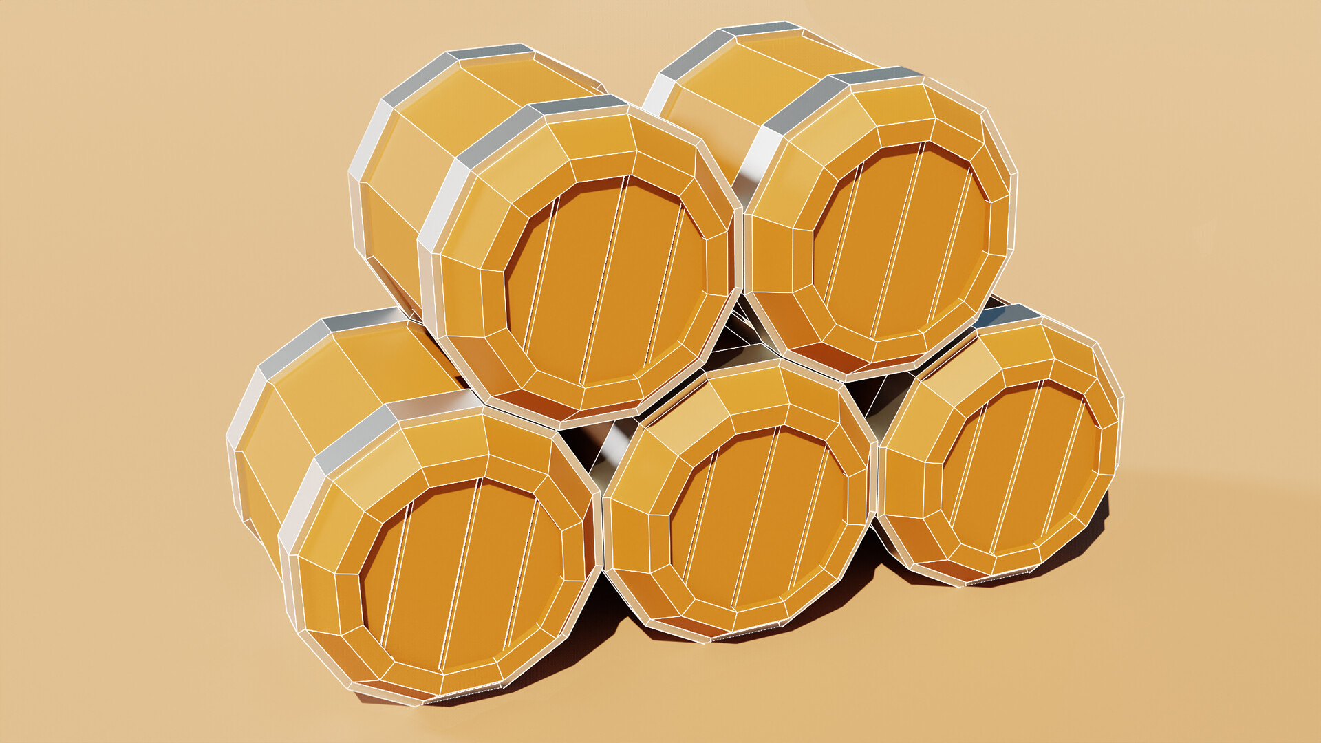 Vnib - Barrels | Tonneaux | Blender