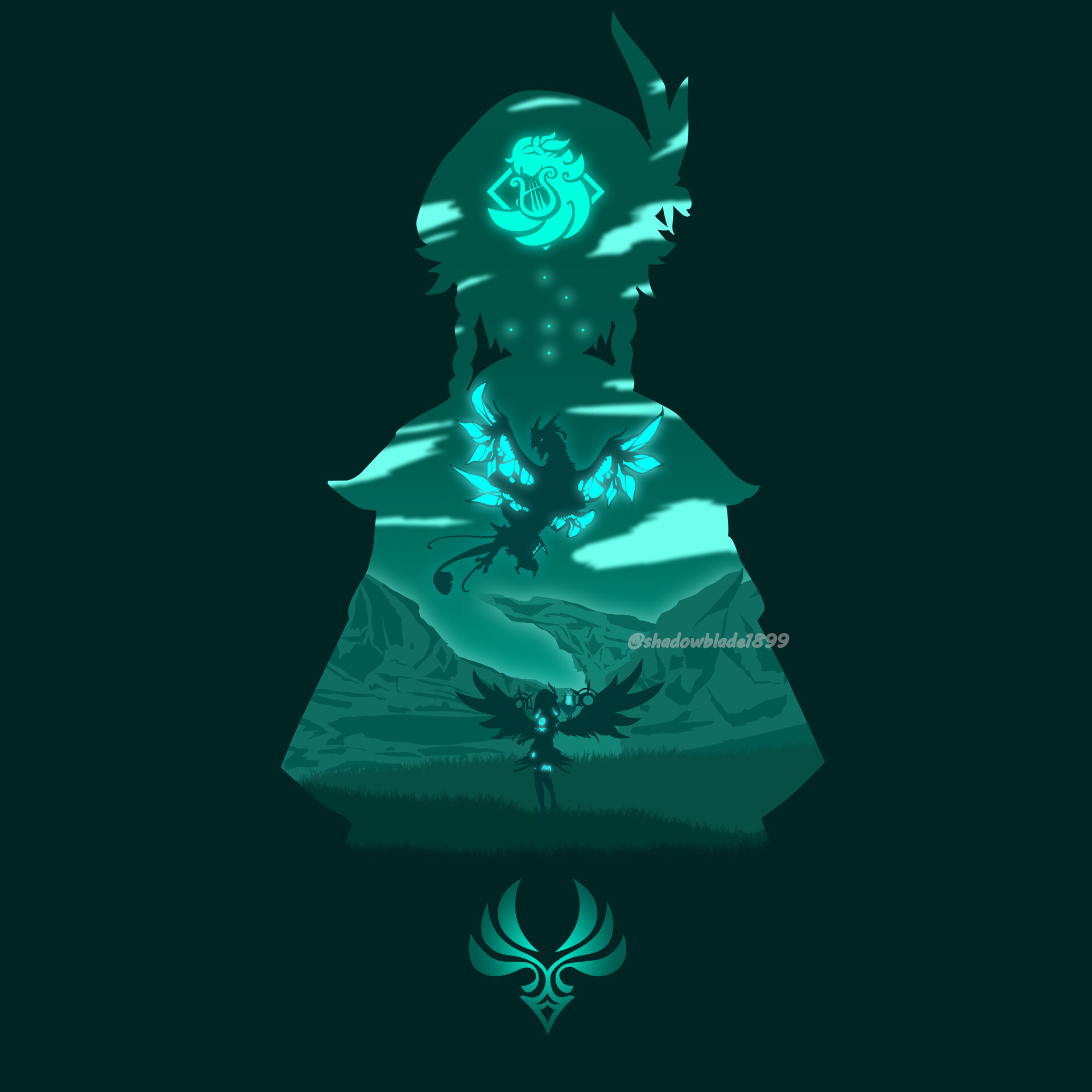 ArtStation - Venti artwork from Genshin Impact