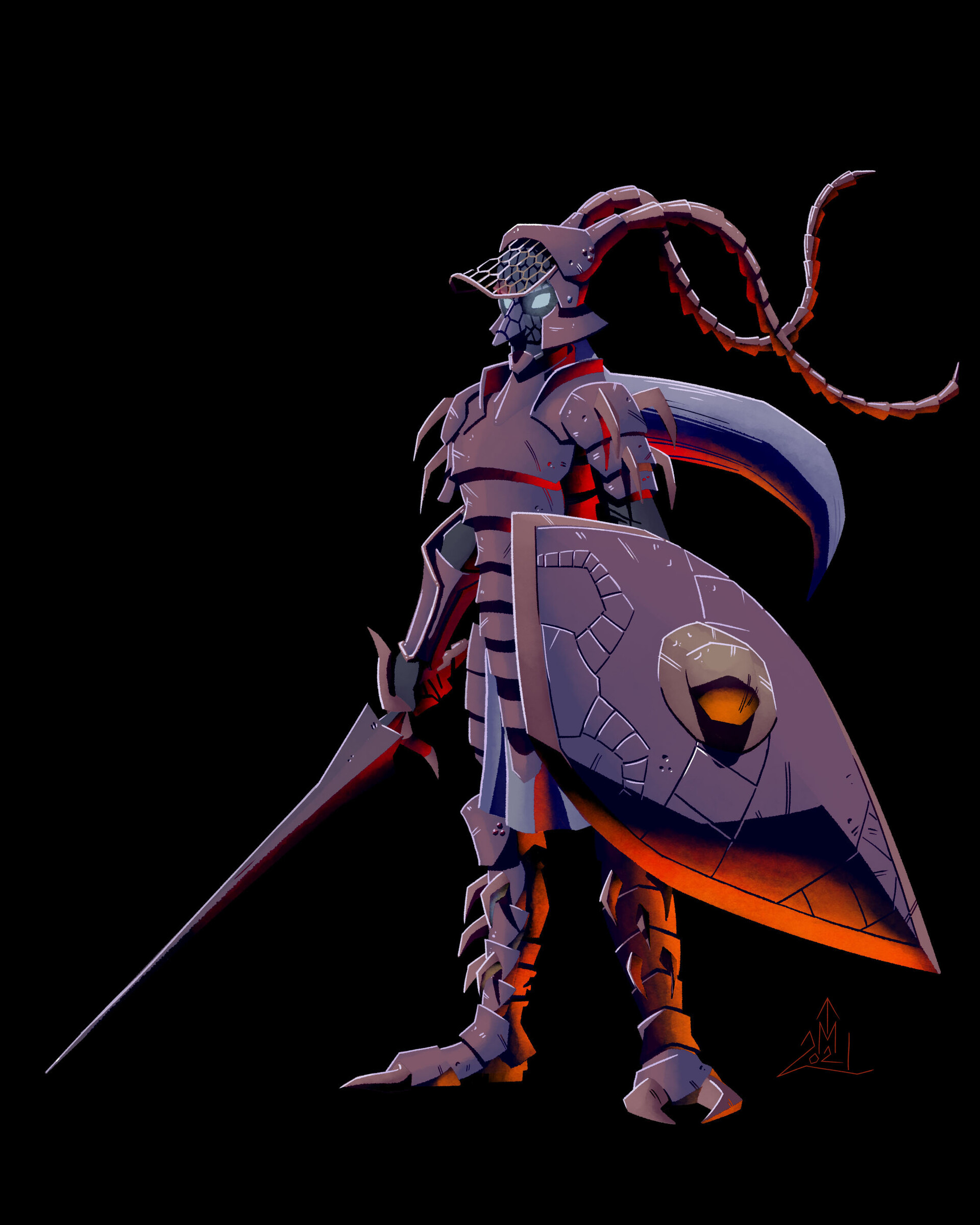 ArtStation - Lost Elf, Centipede Armor 2