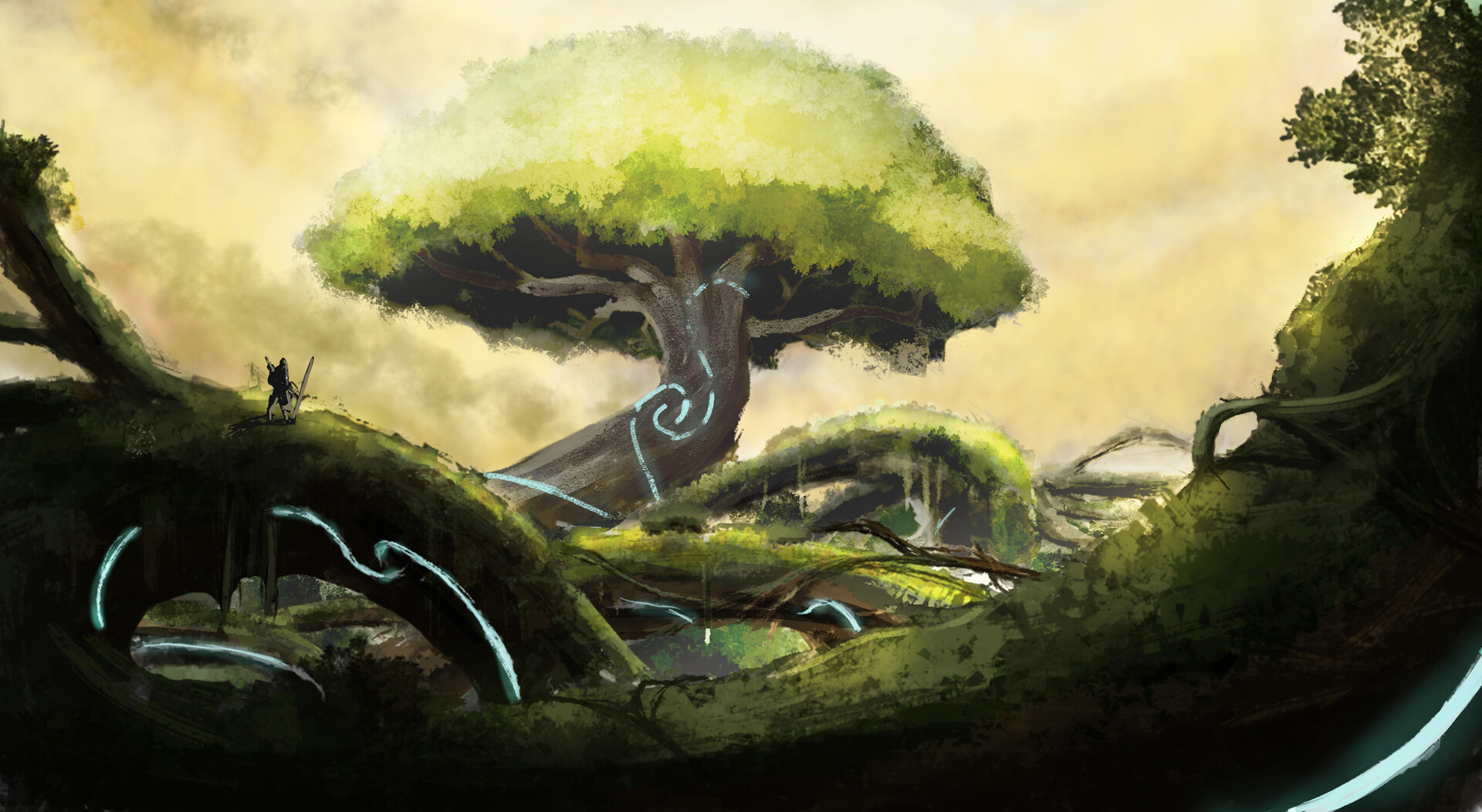 ArtStation - Big Tree Concept illustration