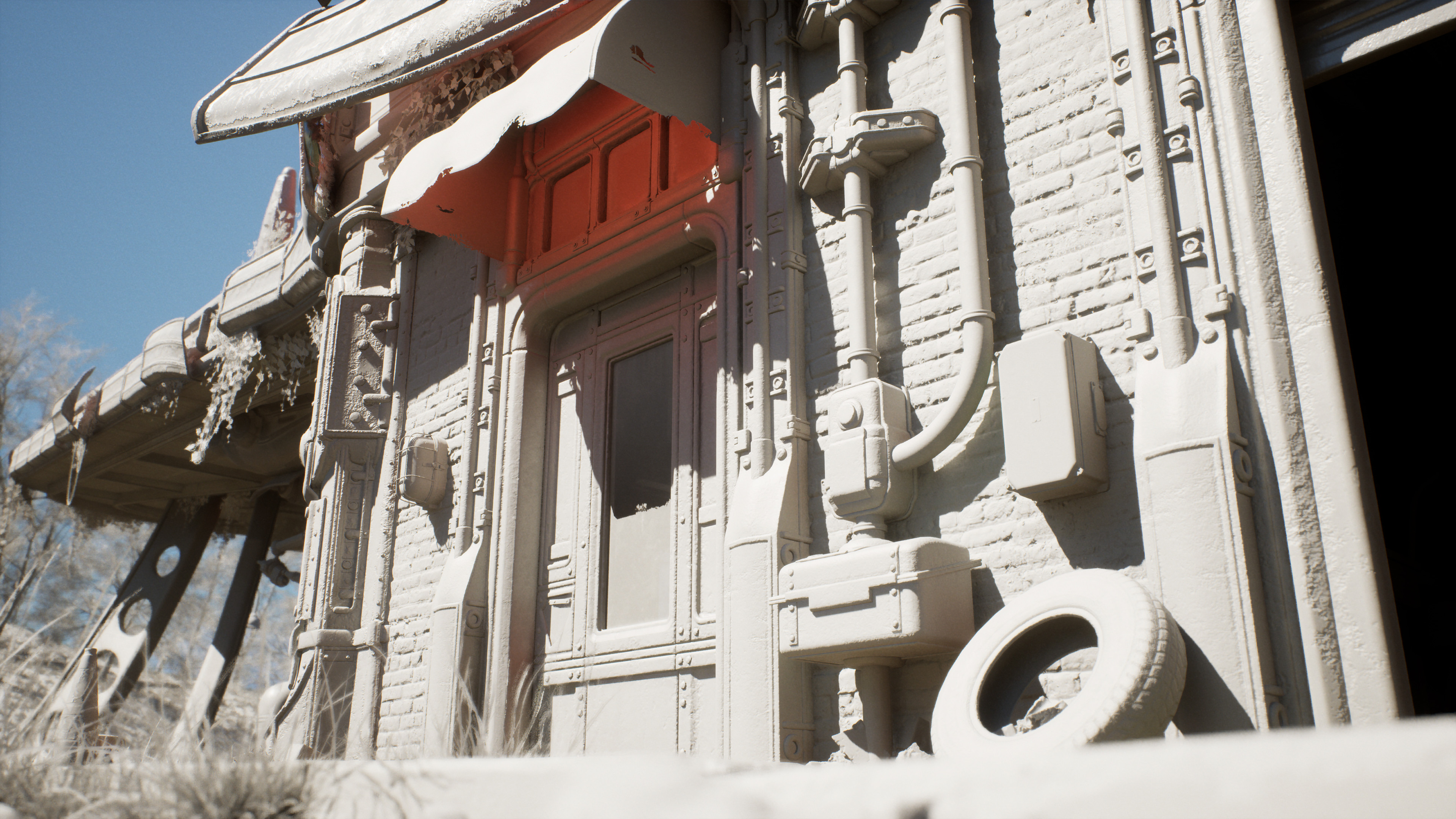 Andrew Gebert - UE5 Fallout 4 Fanart - Red Rocket Exterior