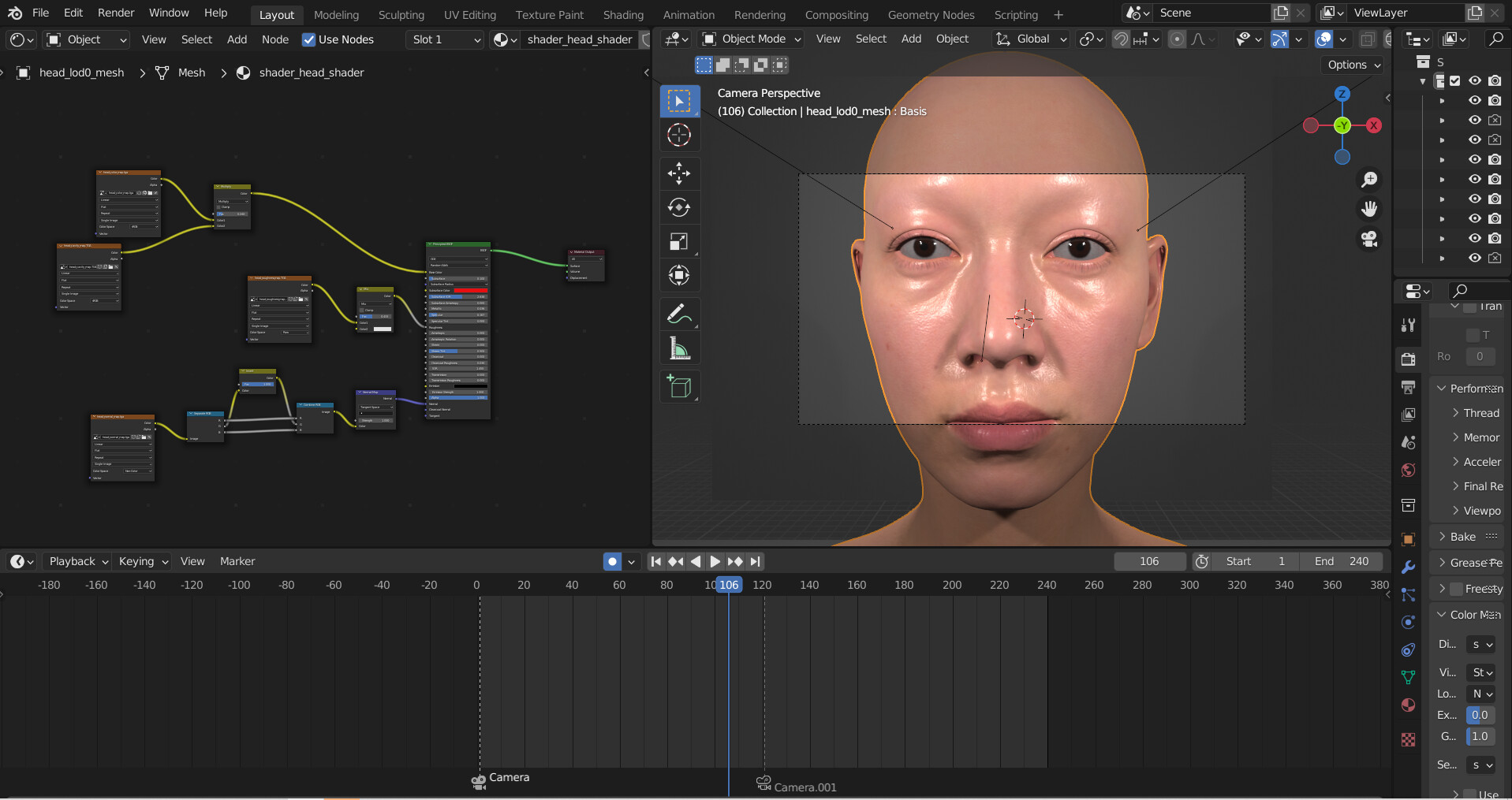 Vector Wang - Blender Render Metahuman
