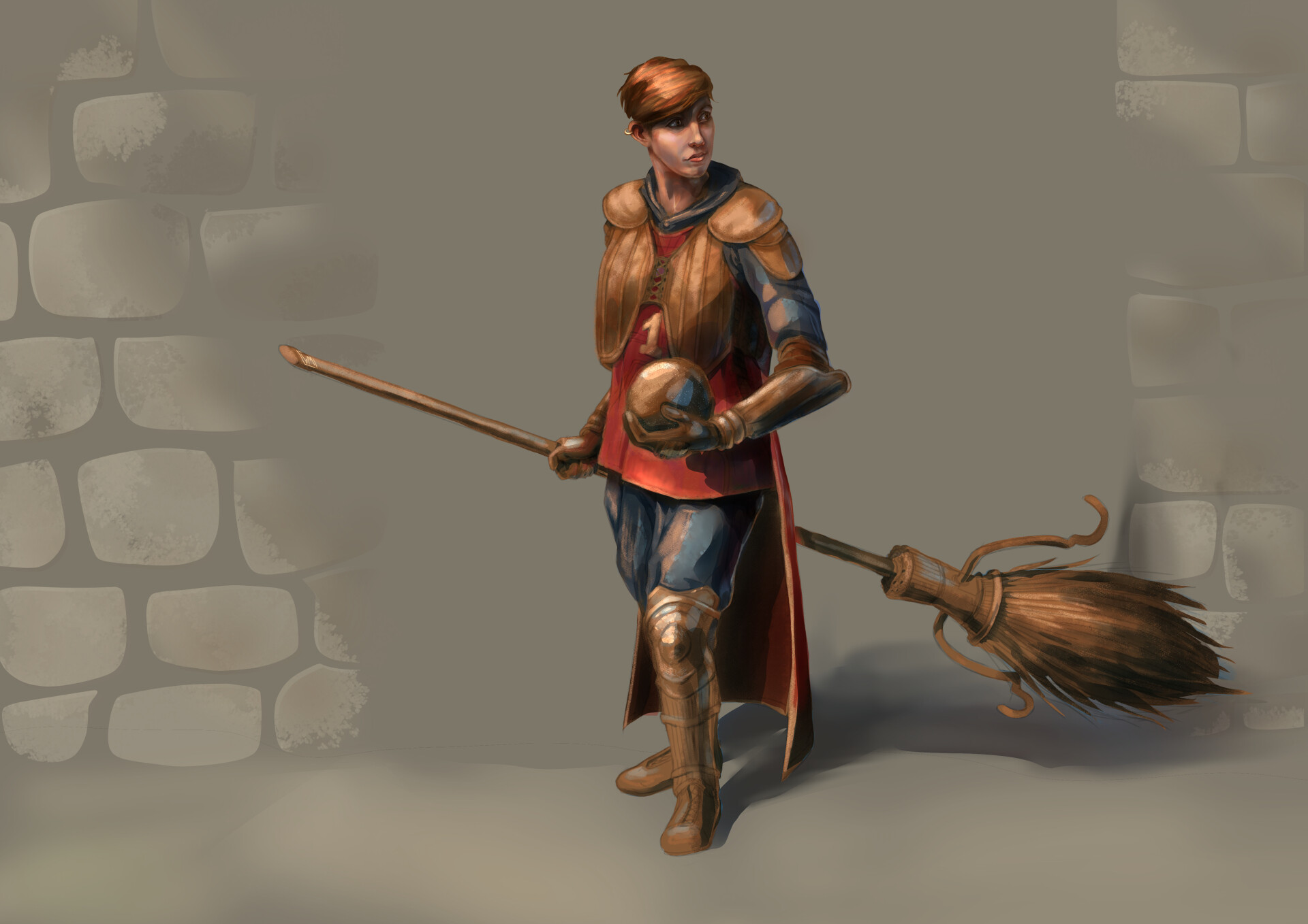 ArtStation - Character design - quidditch goalkeeper