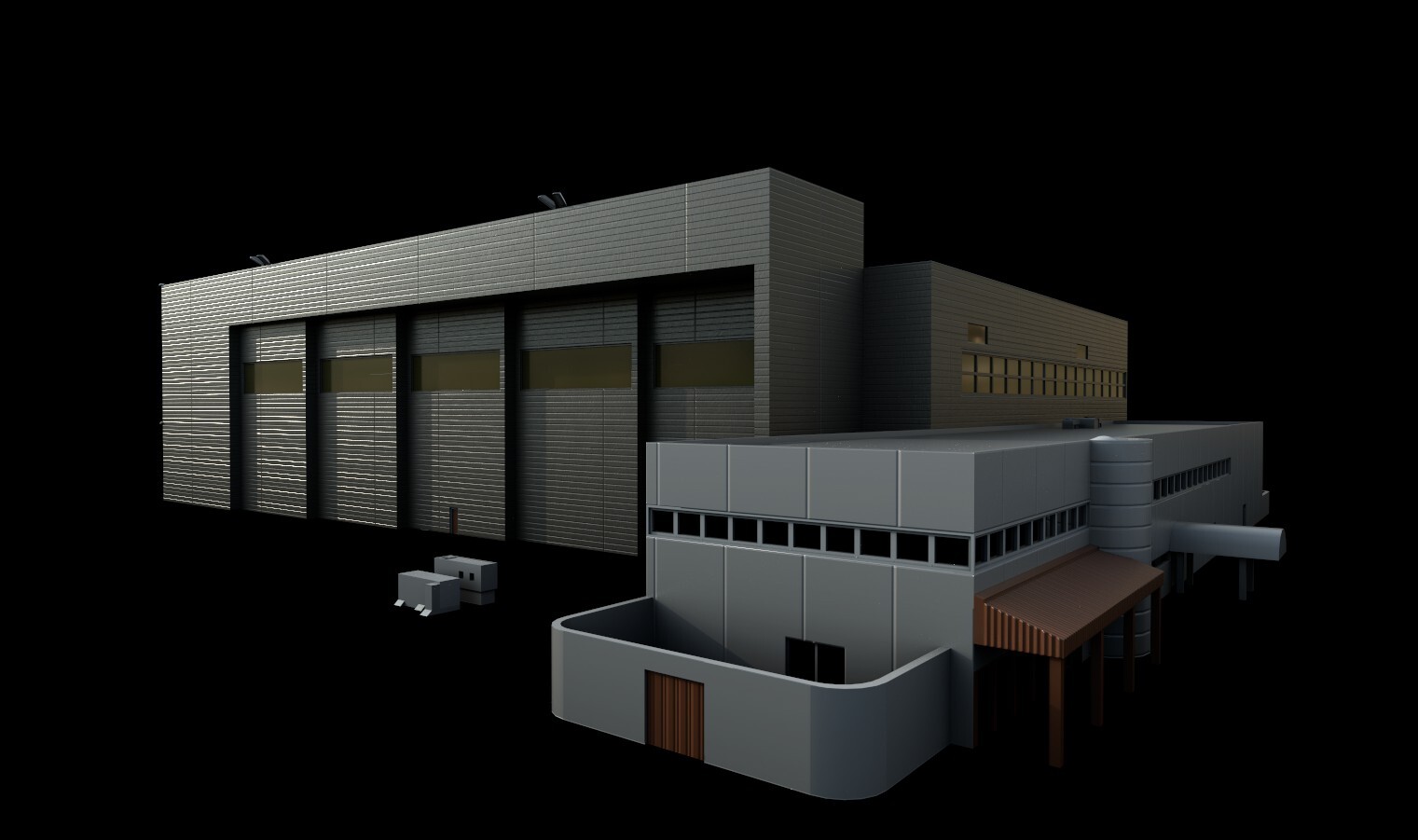 ArtStation - Hangar at Houston Kiah
