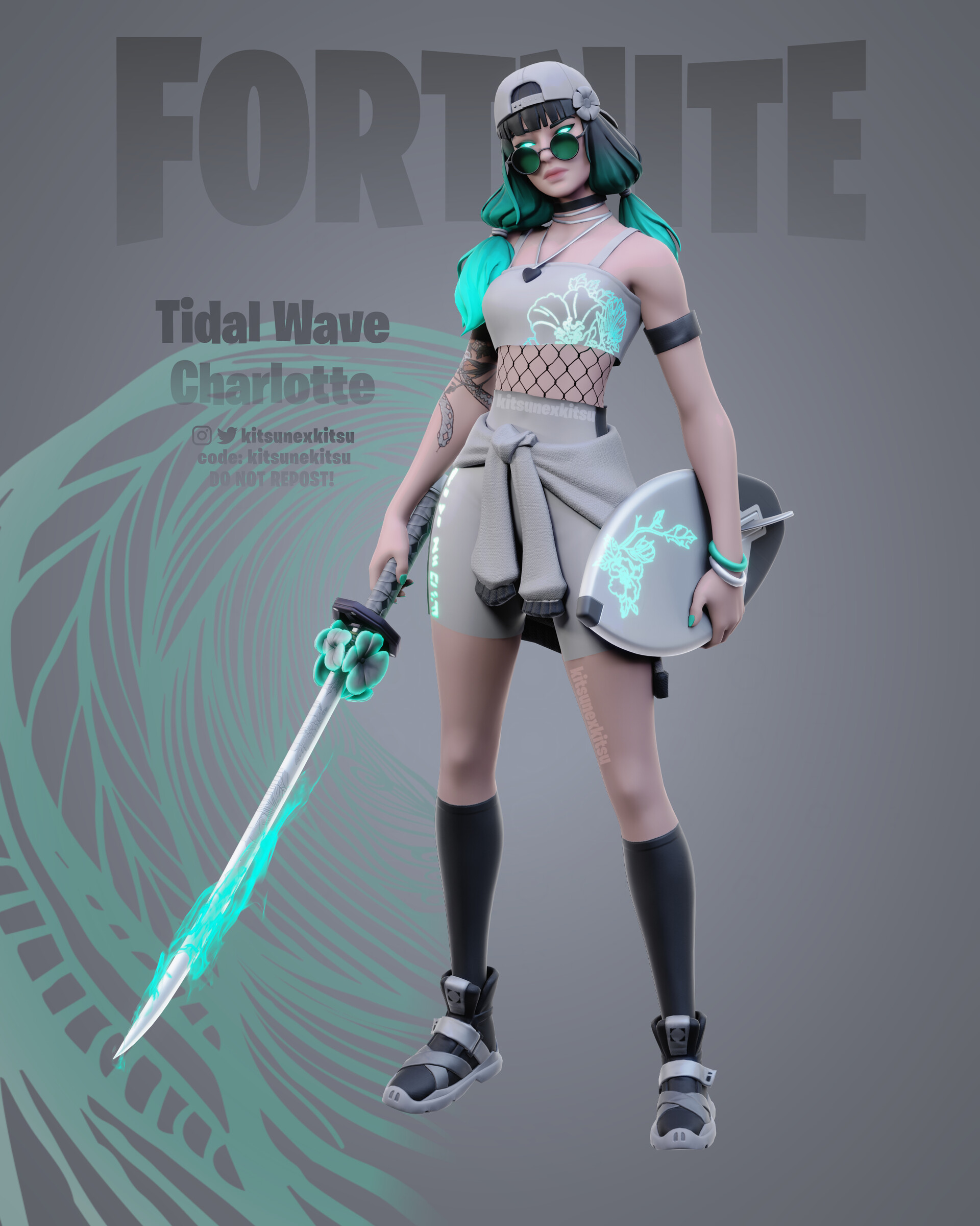 FORTNITE: Tidal Wave Charlotte [CONCEPT] by Kitsu — ProUser.Me