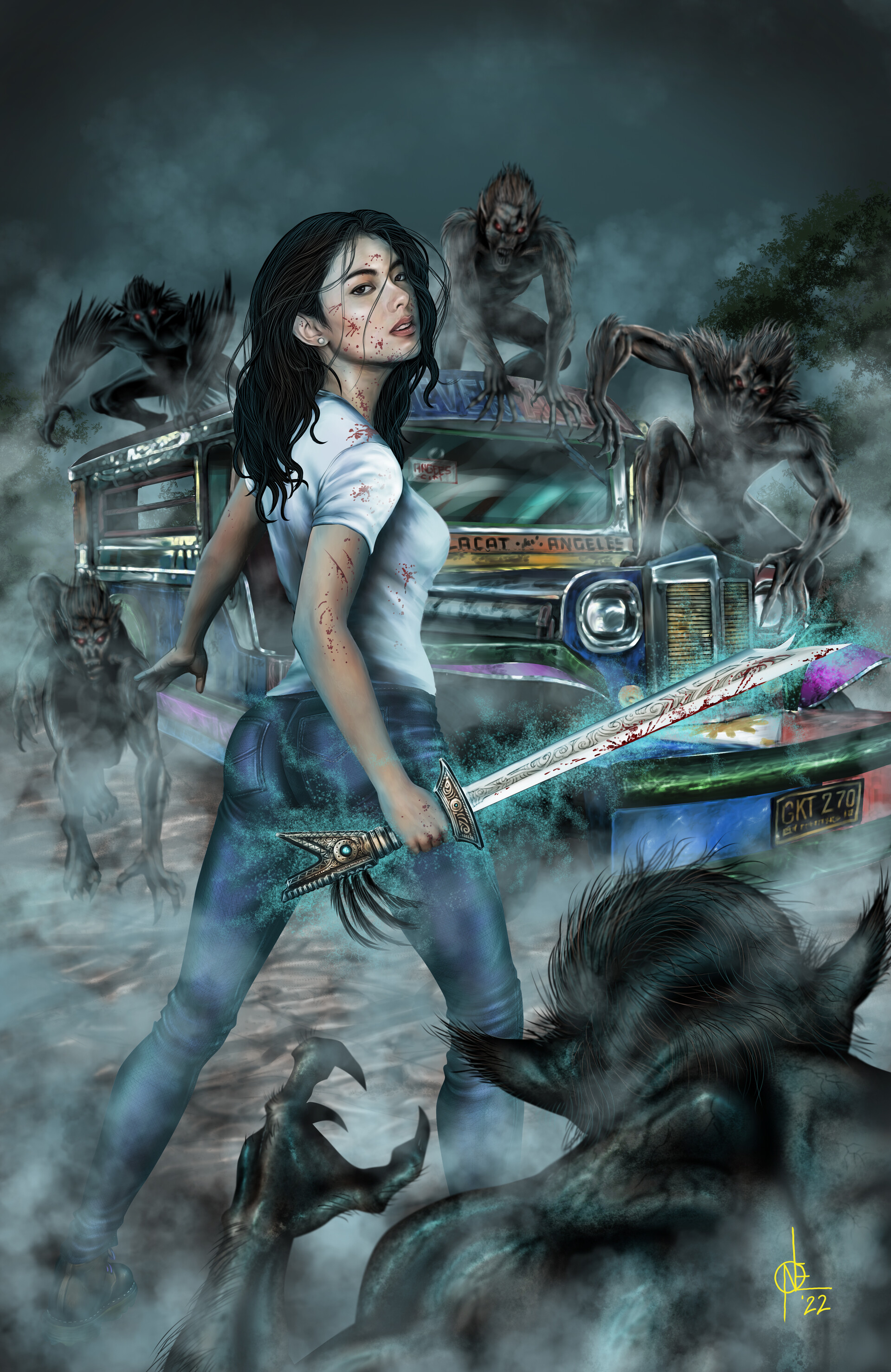 ArtStation - DREAM WALKER COVER ART C