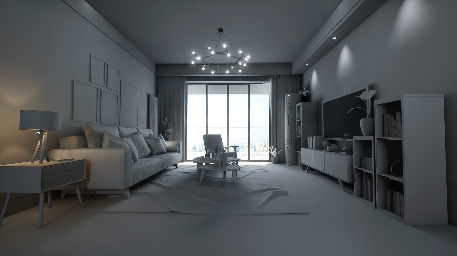 deepak singh - My First photoreal archviz lighting scene Unreal Engine 5 and Lumen.
