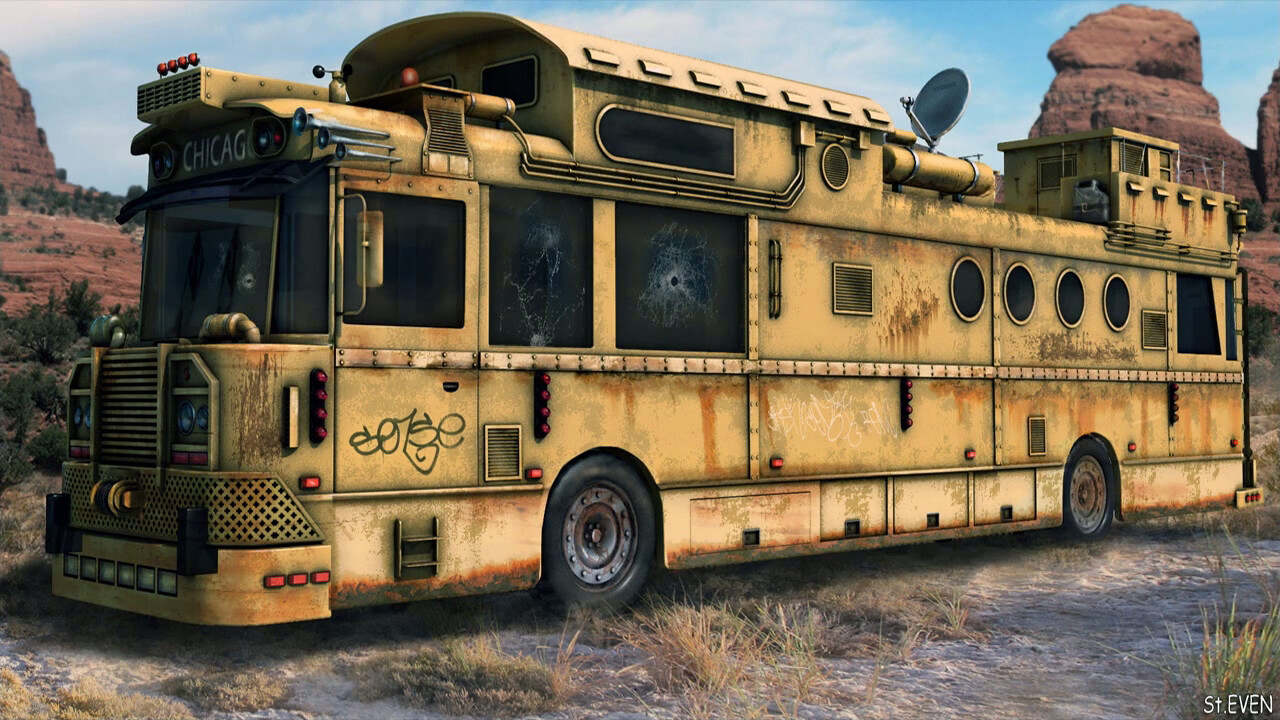 ArtStation - Bus Destroy