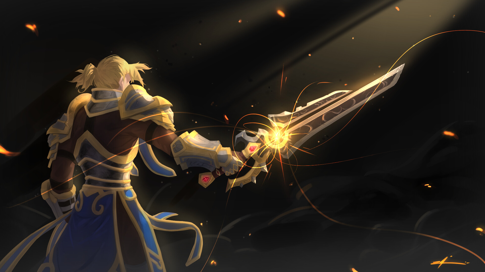 ArtStation - Anduin Wrynn fan art