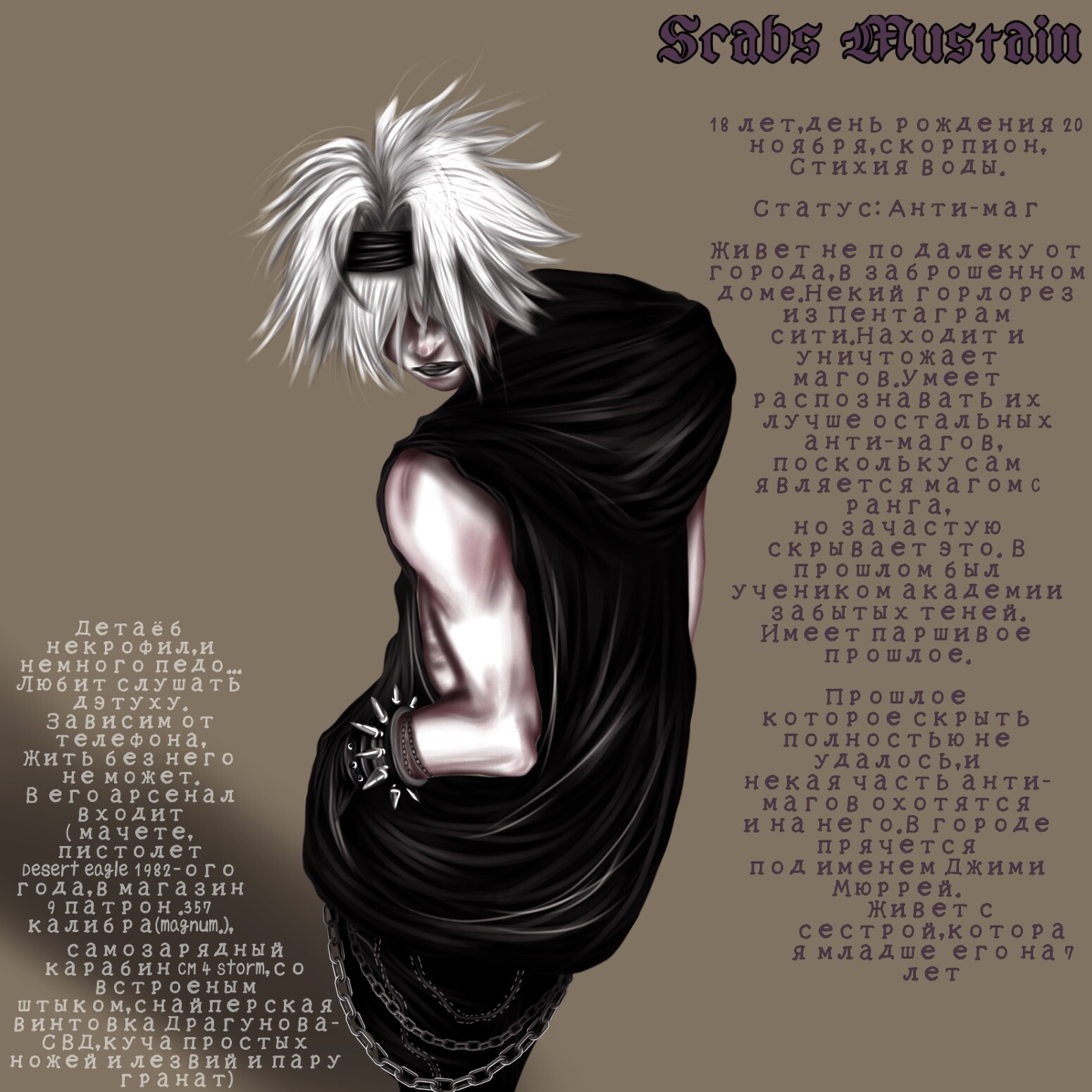 ArtStation - Imfo,about anti-mag Scabs (Jimmy)Mustain