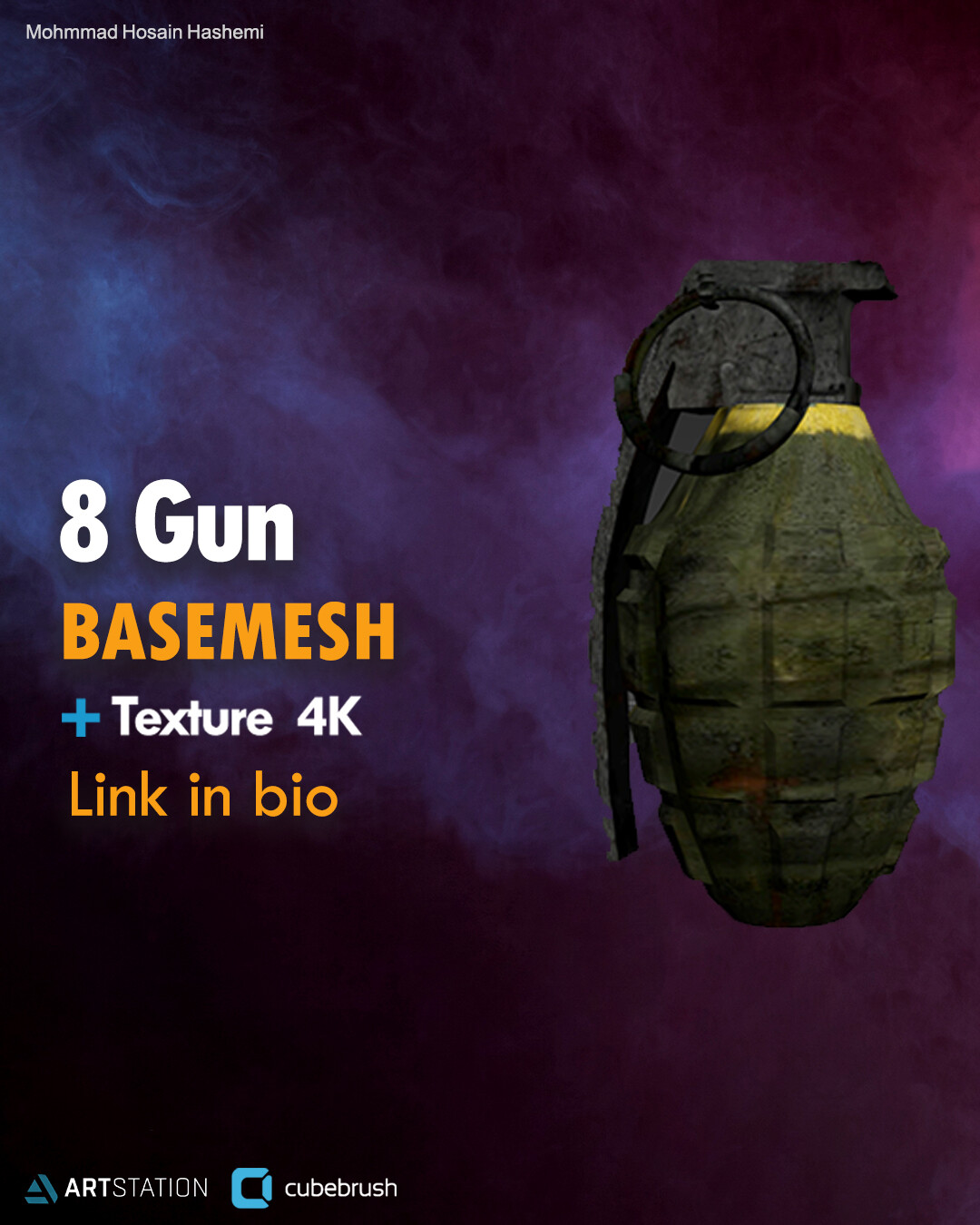 ArtStation - 8 Gun for Game