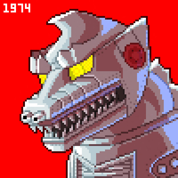 Trent Maduro - Pixel MechaGodzilla