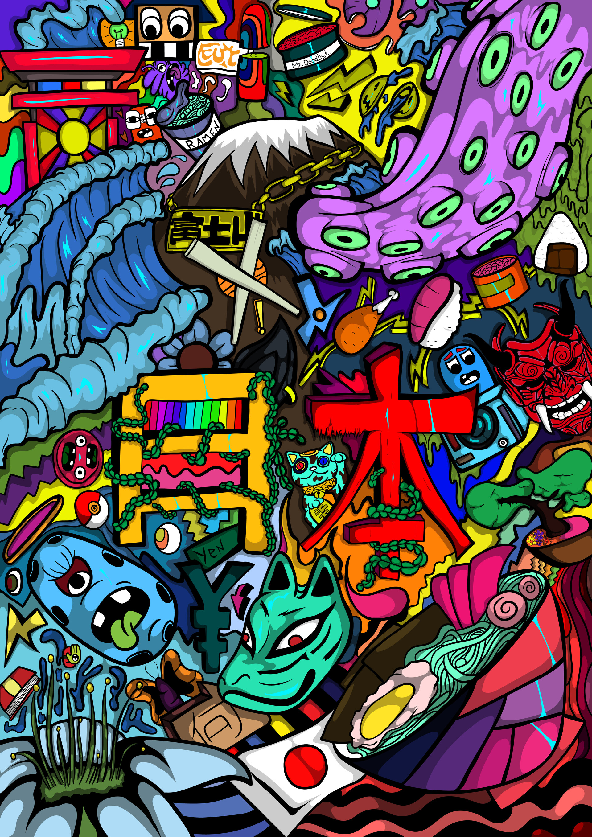 ArtStation - Doodle Japan