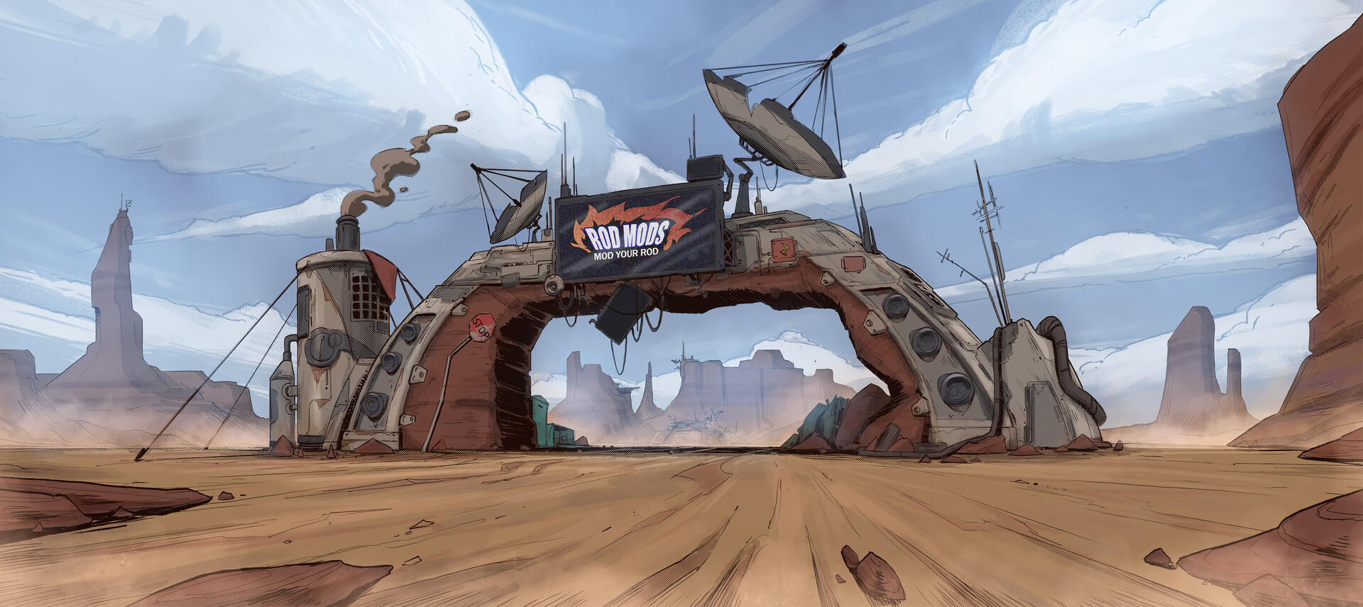 ArtStation - Desert Outpost