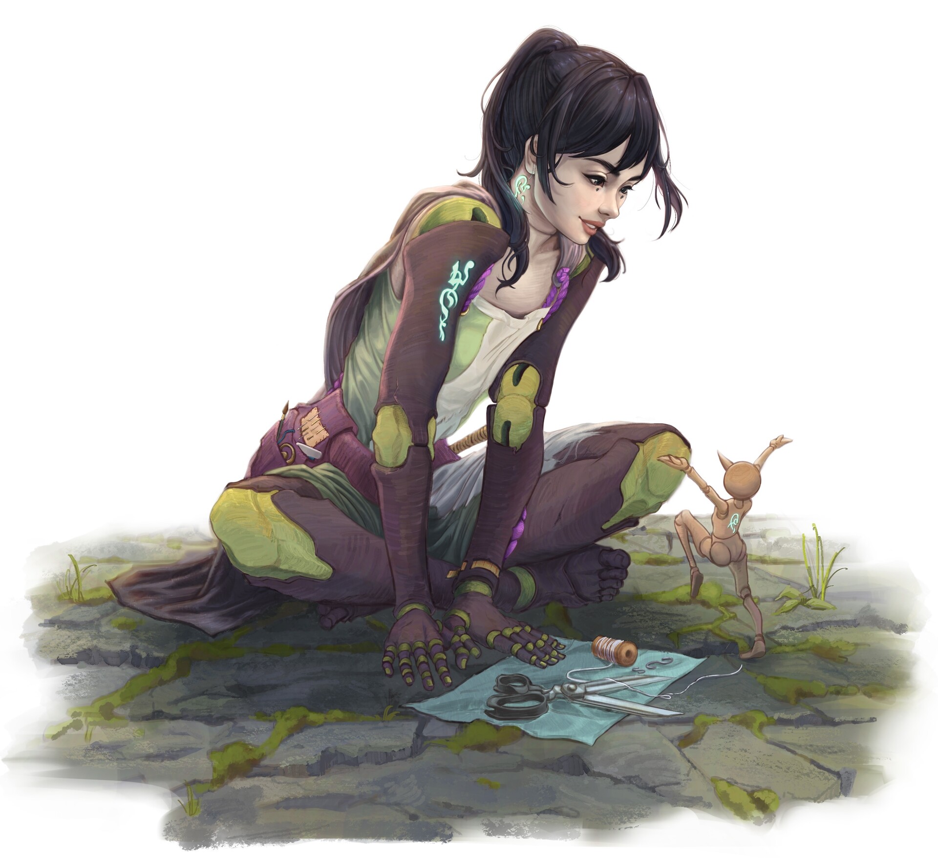 ArtStation - Dollmaker Character Illustration