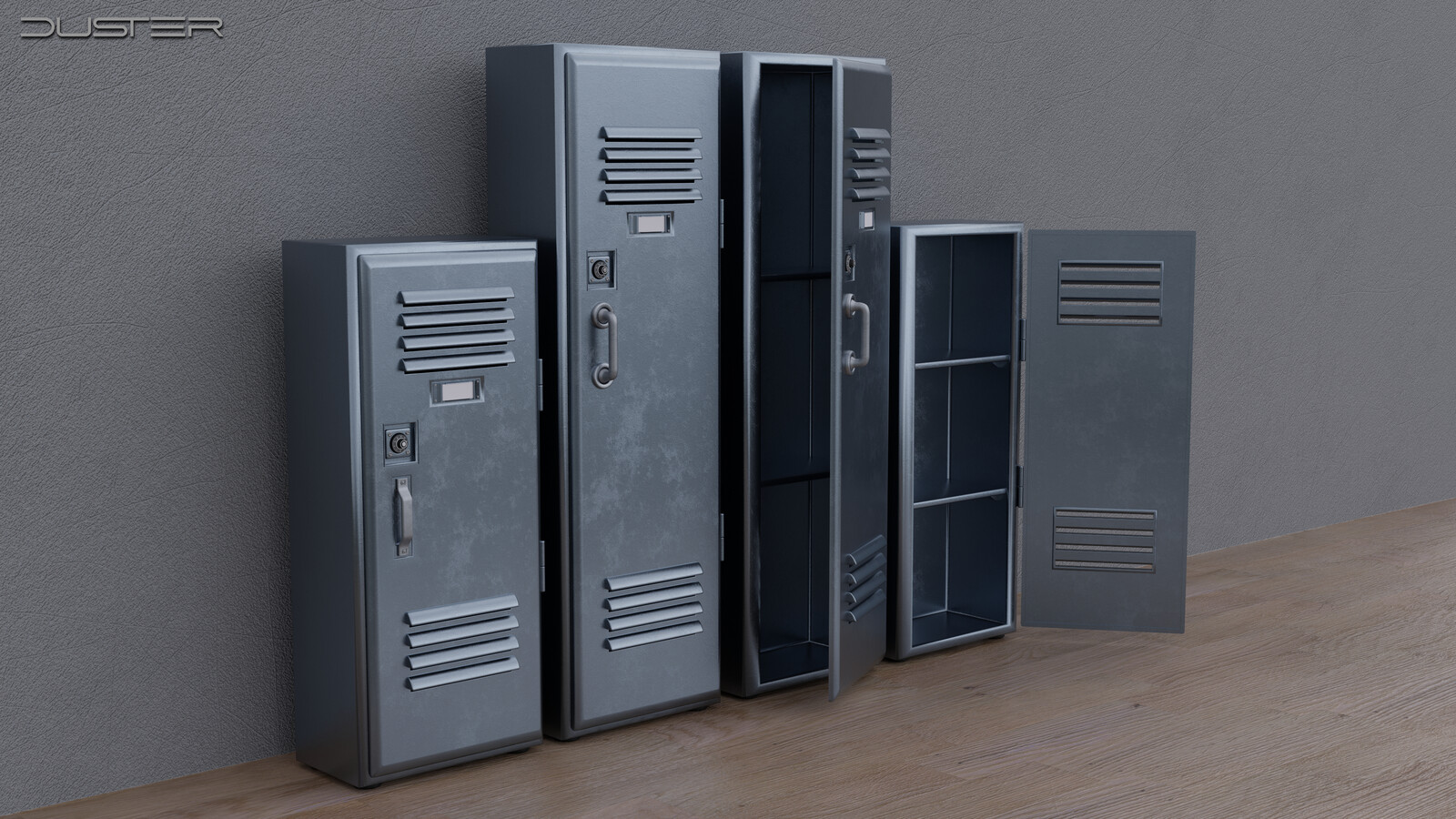 Duster - Lockers - Blender 3D model