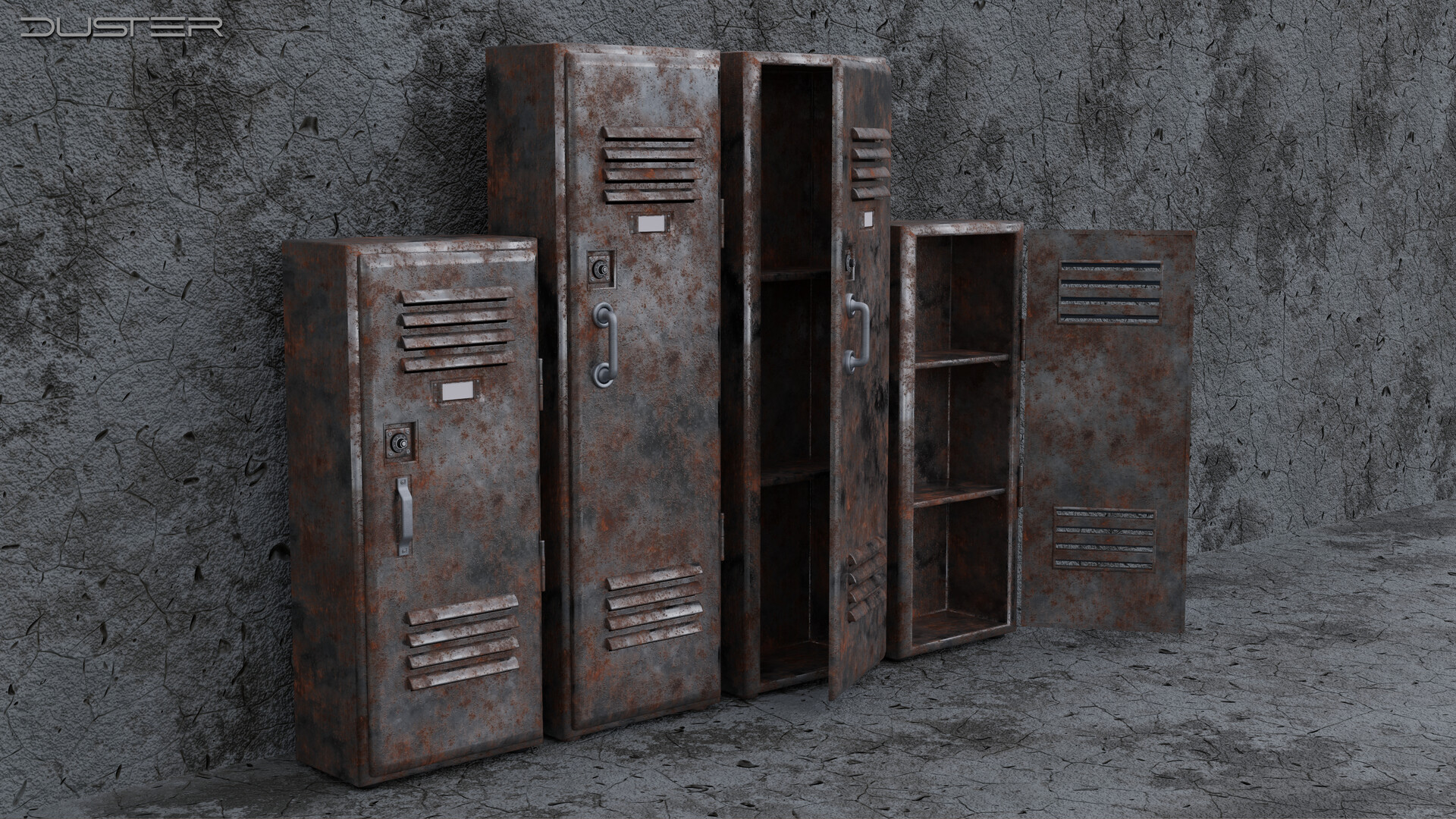 Duster - Lockers - Blender 3D model