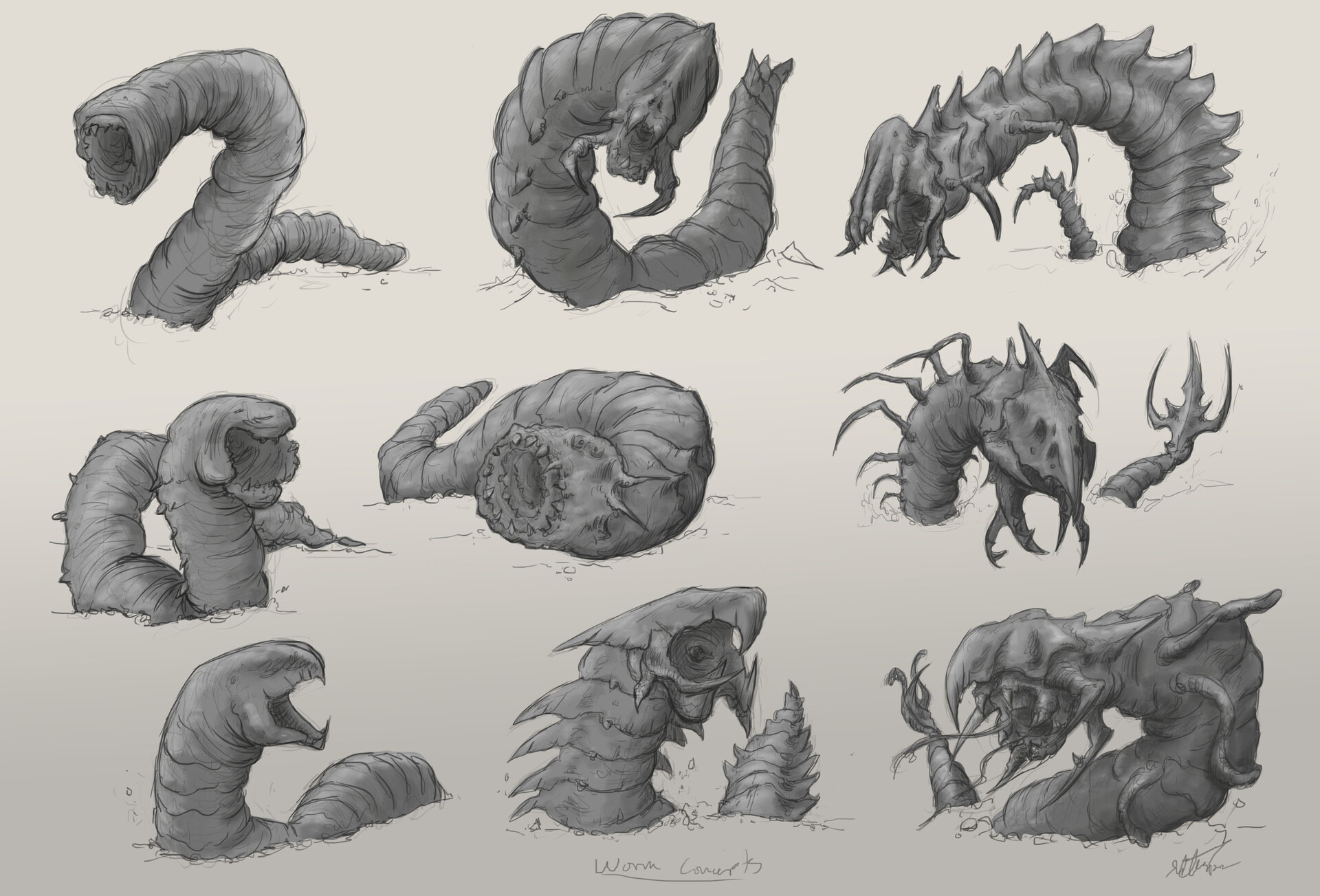 Liz - Alien Worm Concepts