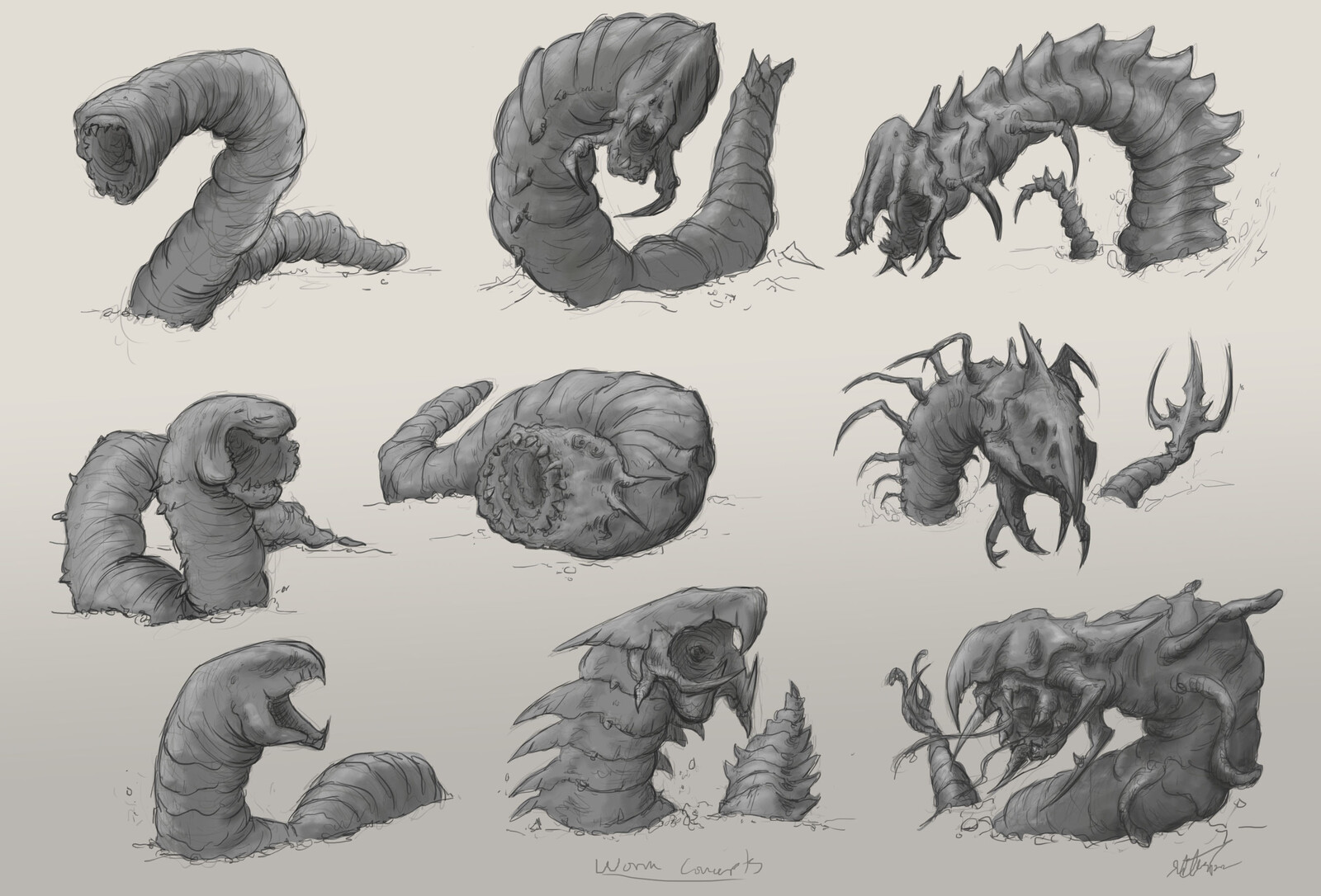 Liz - Alien Worm Concepts