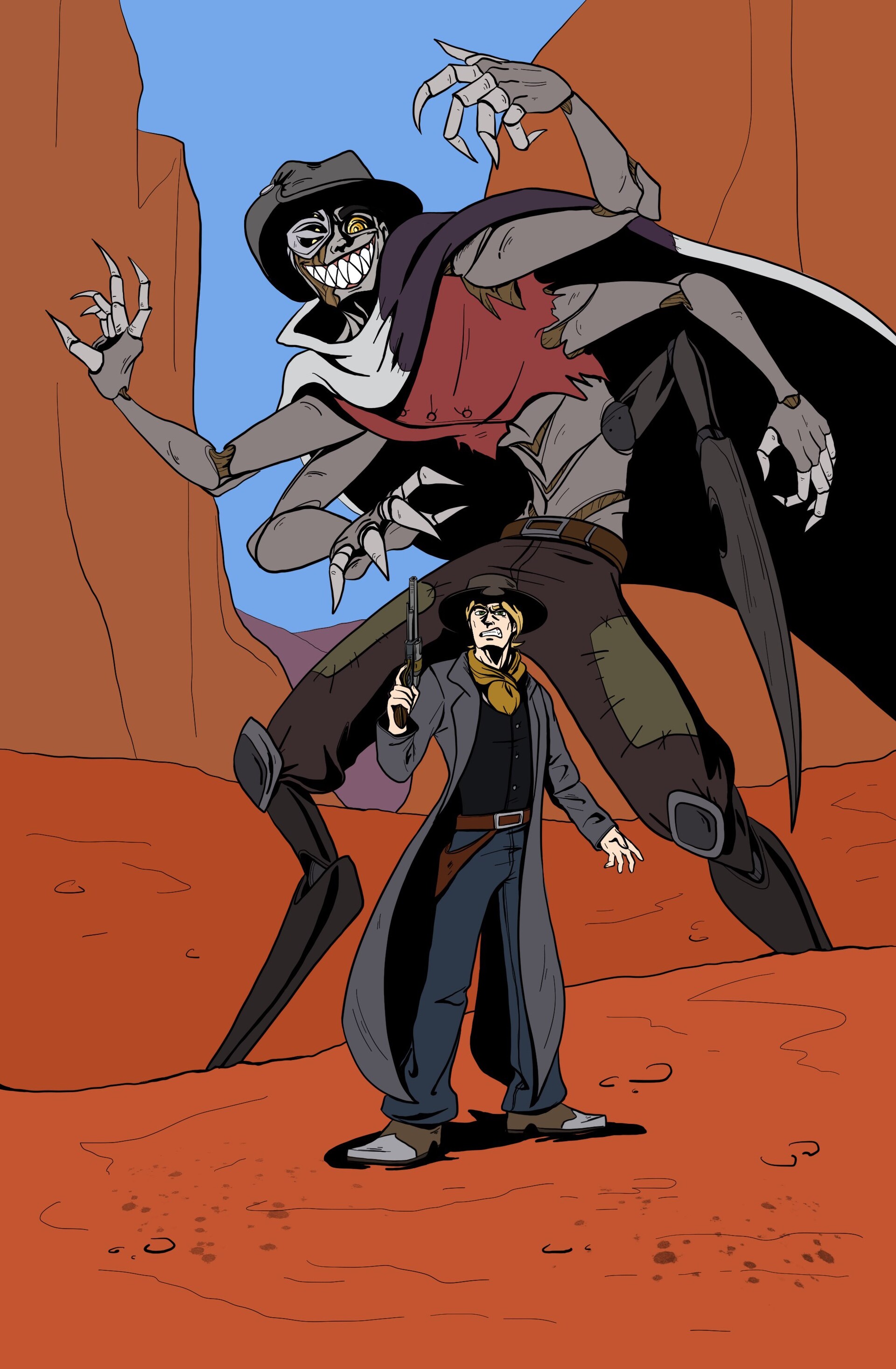 Elizabeth Rei (Wim) Pulanco - Don't Scare Easy (Comic Cover)