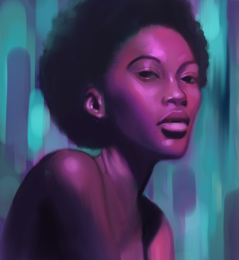 ArtStation - Color experiment portraits 03