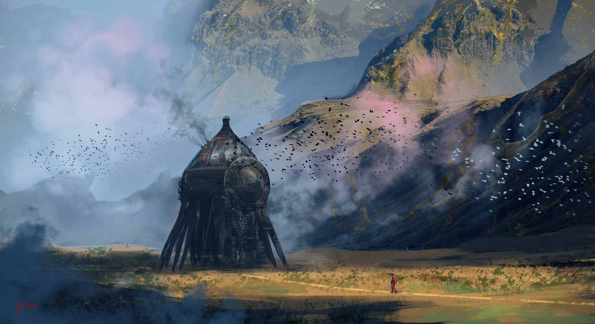 ArtStation - Ancient spaceship