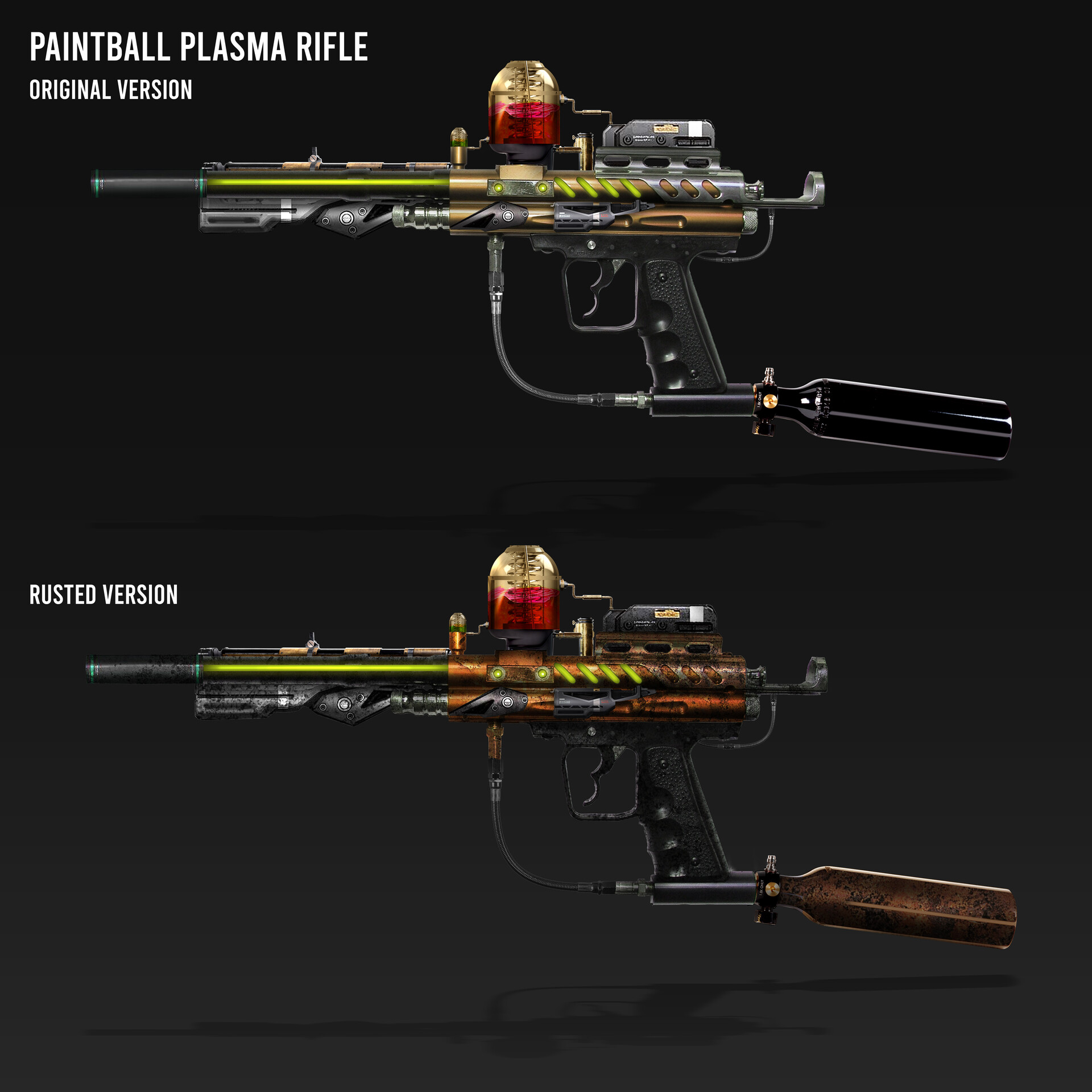 ArtStation - Paintball Plasma Rifle