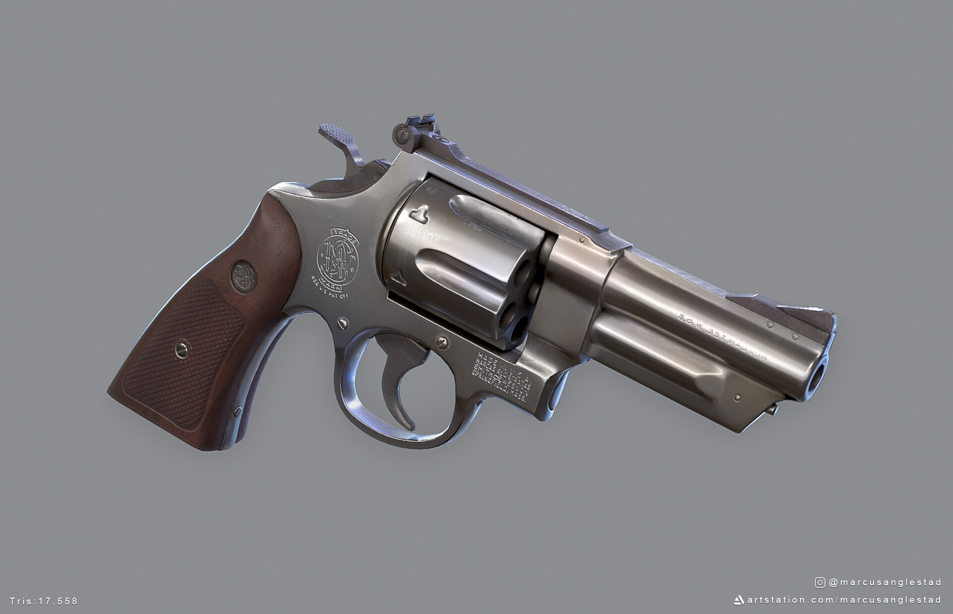 ArtStation - Revolver Magnum
