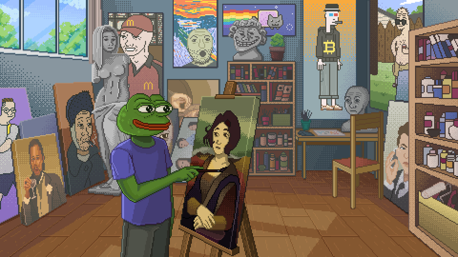 The Meme Studio - Web3 Creative Agency - Meme Studio - Pepe - Pixel Art