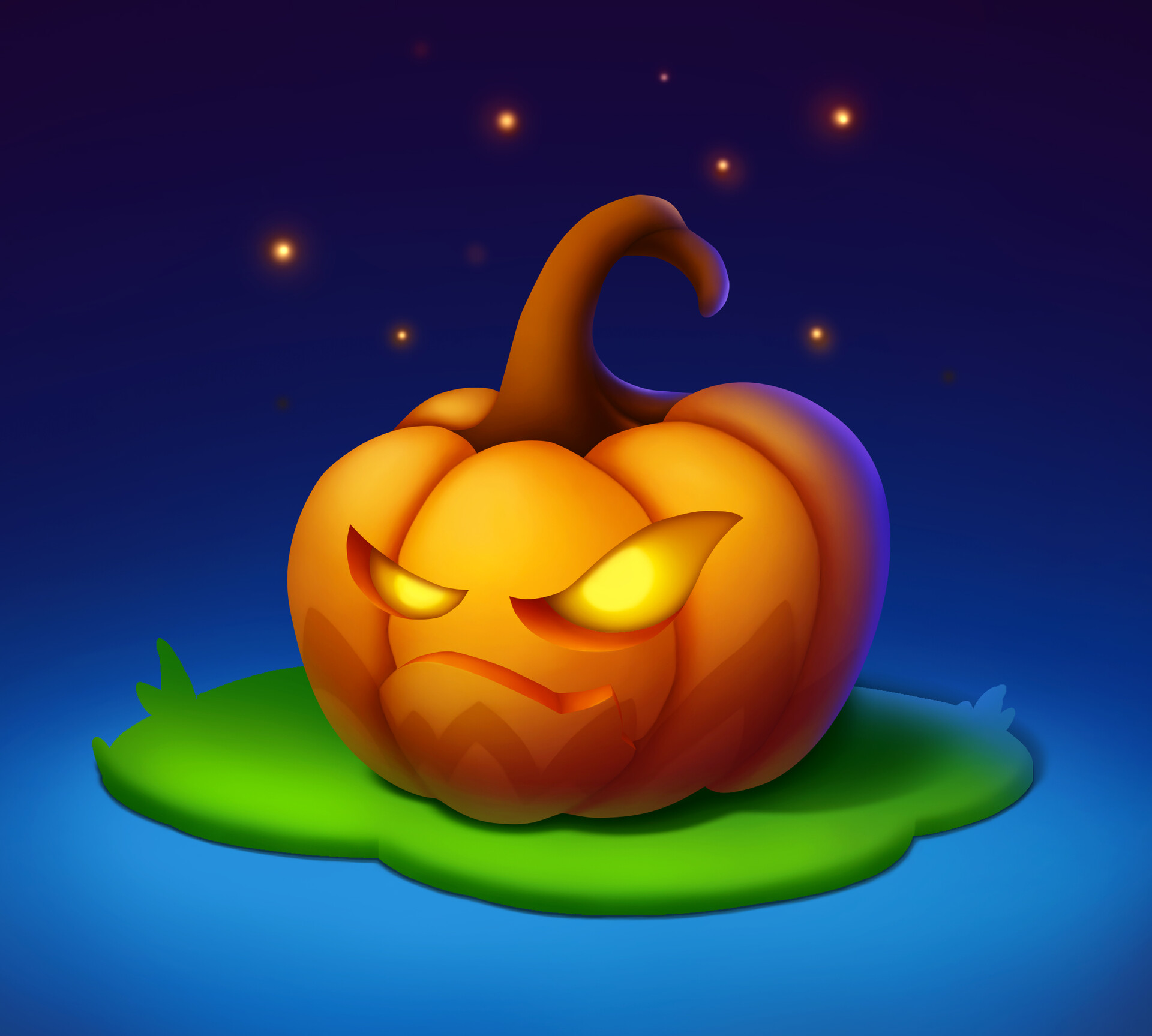 ArtStation - Magic Pumpkin