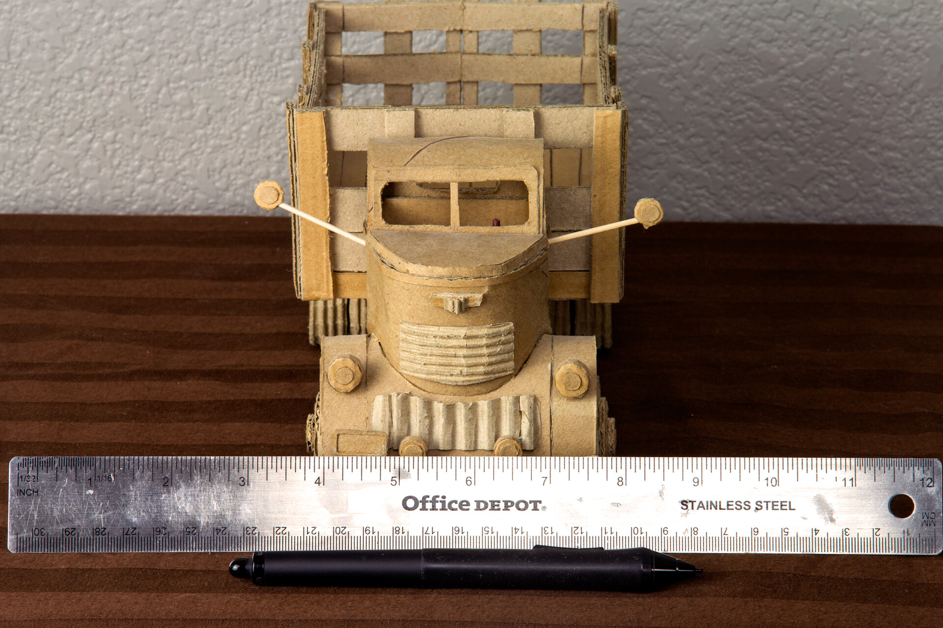 Paul Vincent M. Encarnacion - Cardboard Farm Truck - Cardboard Sculpture