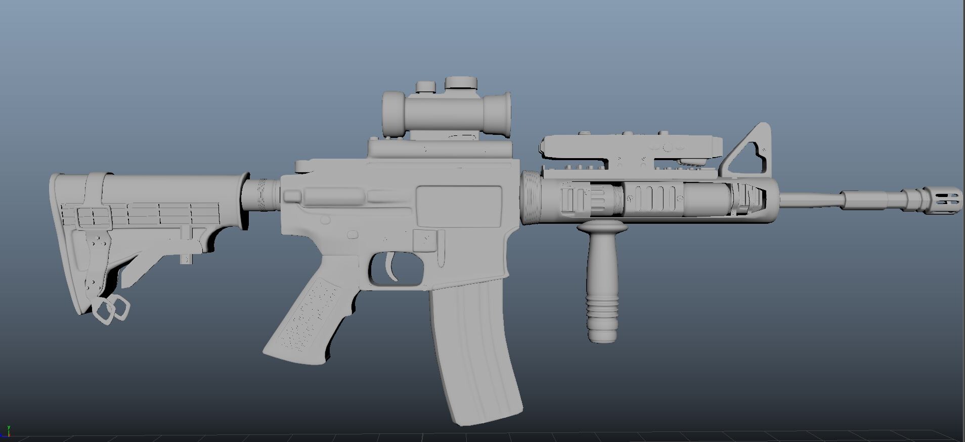 ArtStation - 3D Gun Modeling